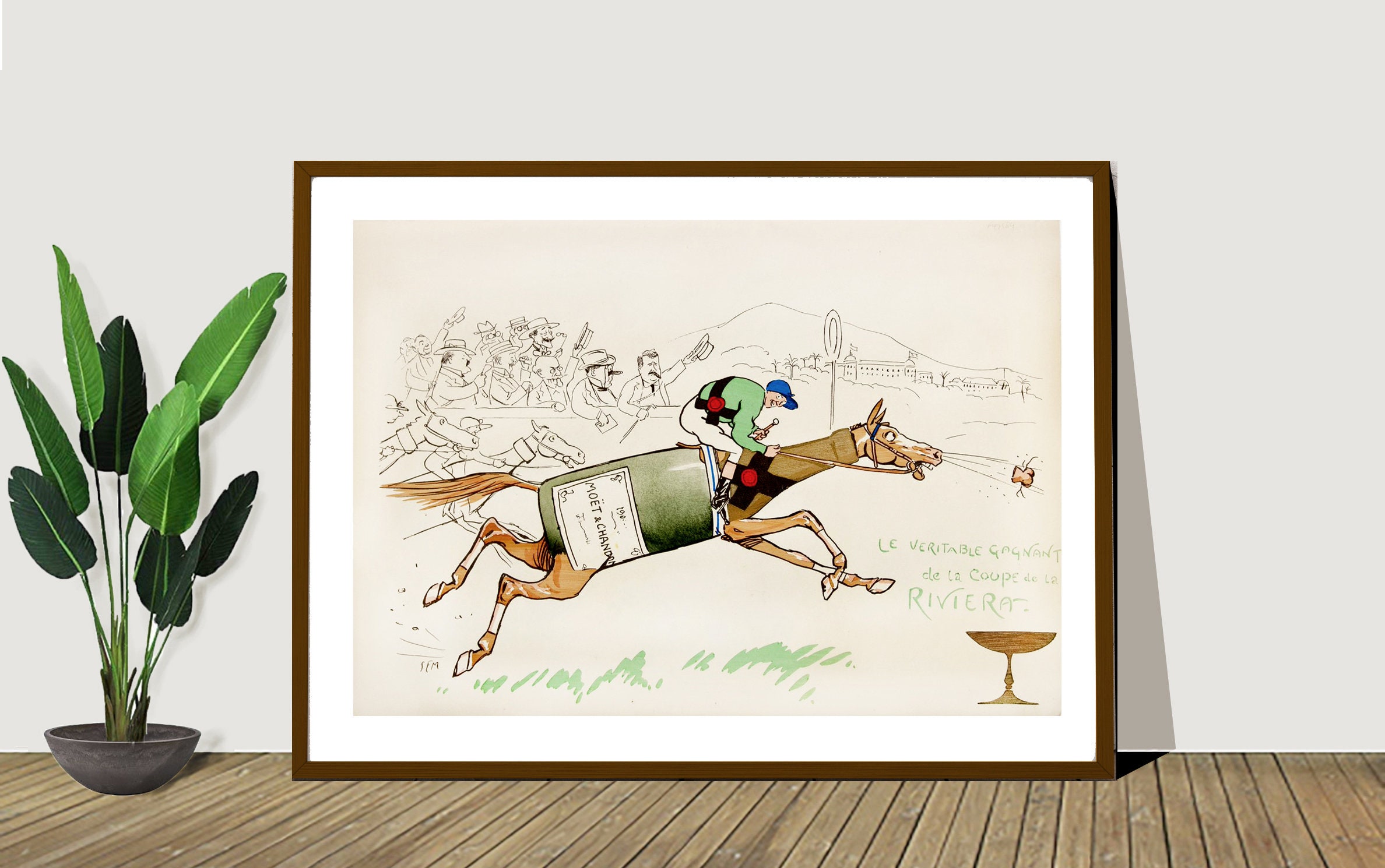 POSTER Moet Chandon Vintage Food&Drink Poster by Sem - Food and Drink ...