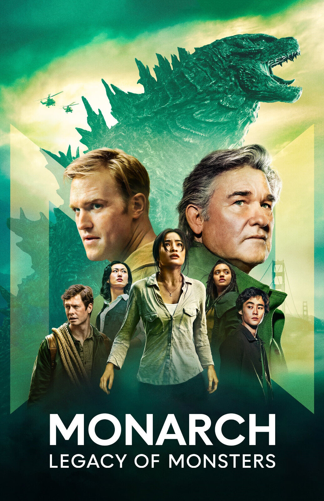 POSTER Monarch Legacy of Monsters By Chris Black 2023 Cast Movie Poster ...