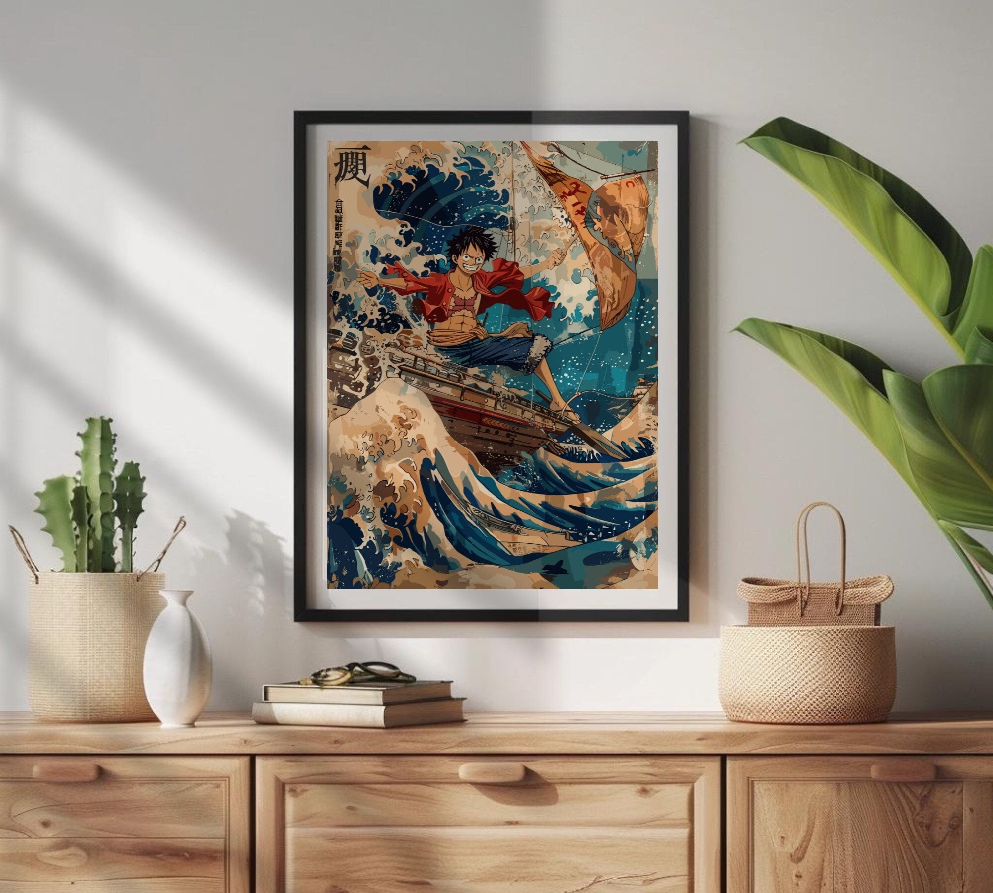 POSTER Monkey D. Luffy Sea Adventure: One Piece Anime Print Poster ...