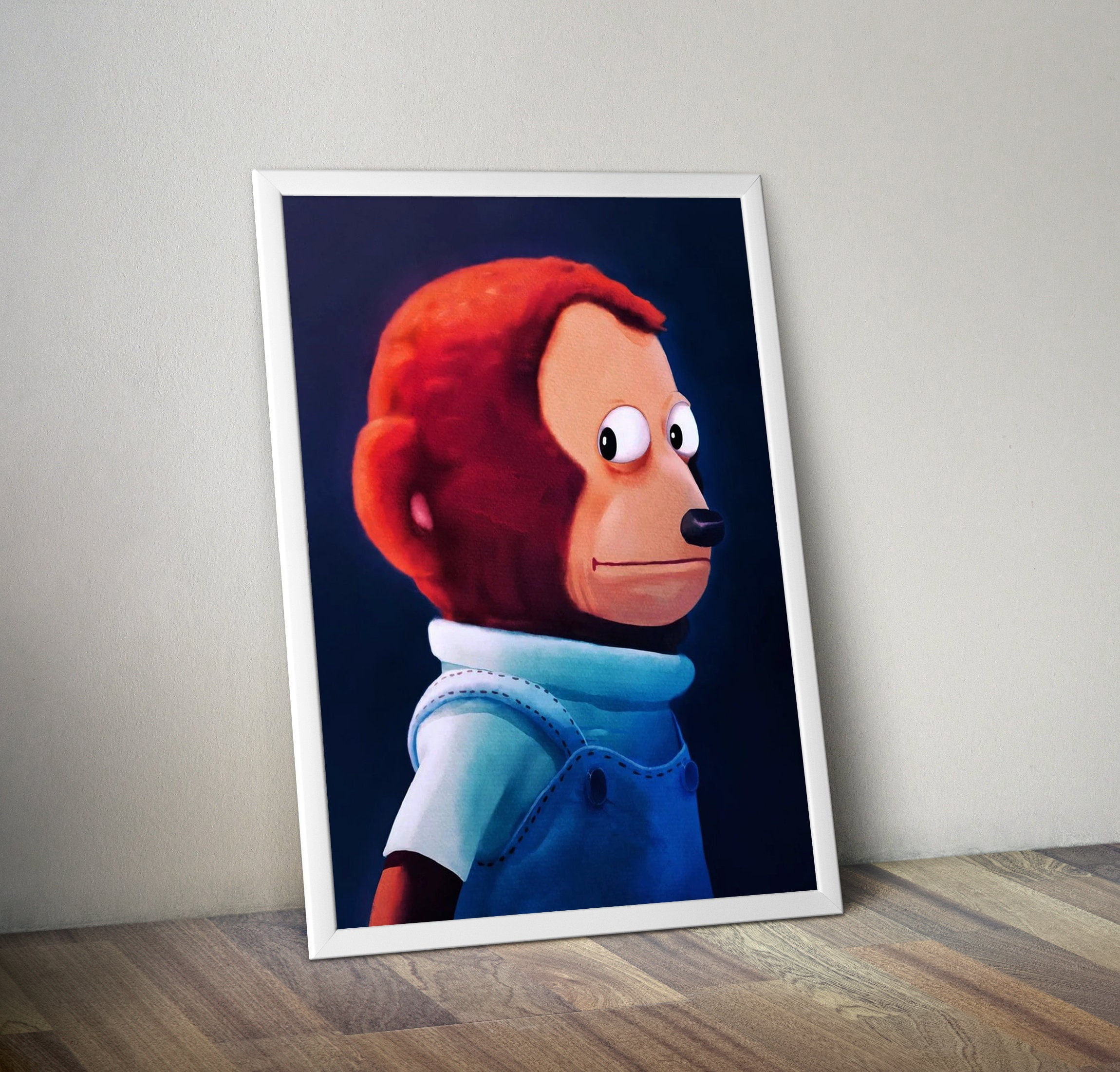 POSTER Monkey Puppet Meme,Funny Memes,Funny Present, Meme Poster,Funny ...