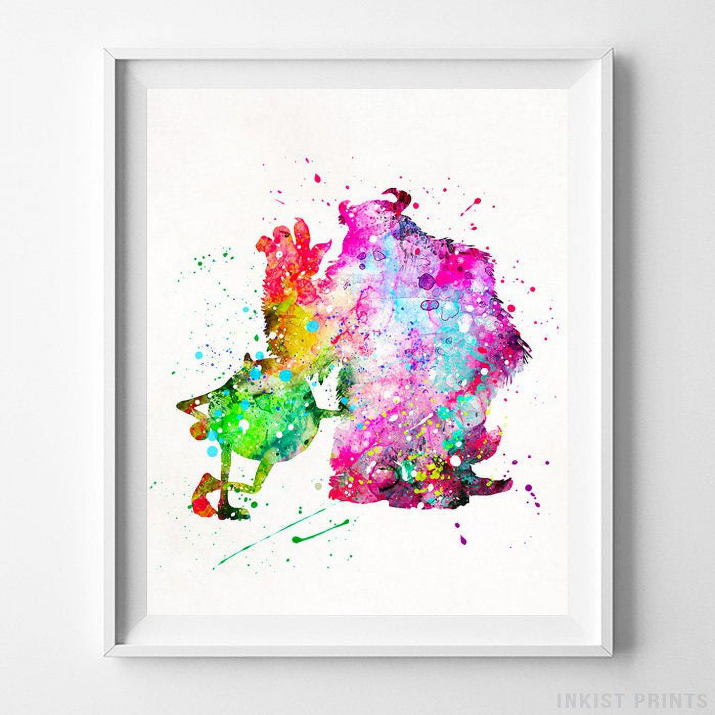 POSTER Monsters Inc, Monsters Inc Art, Monsters Print, Mike and Sulley ...