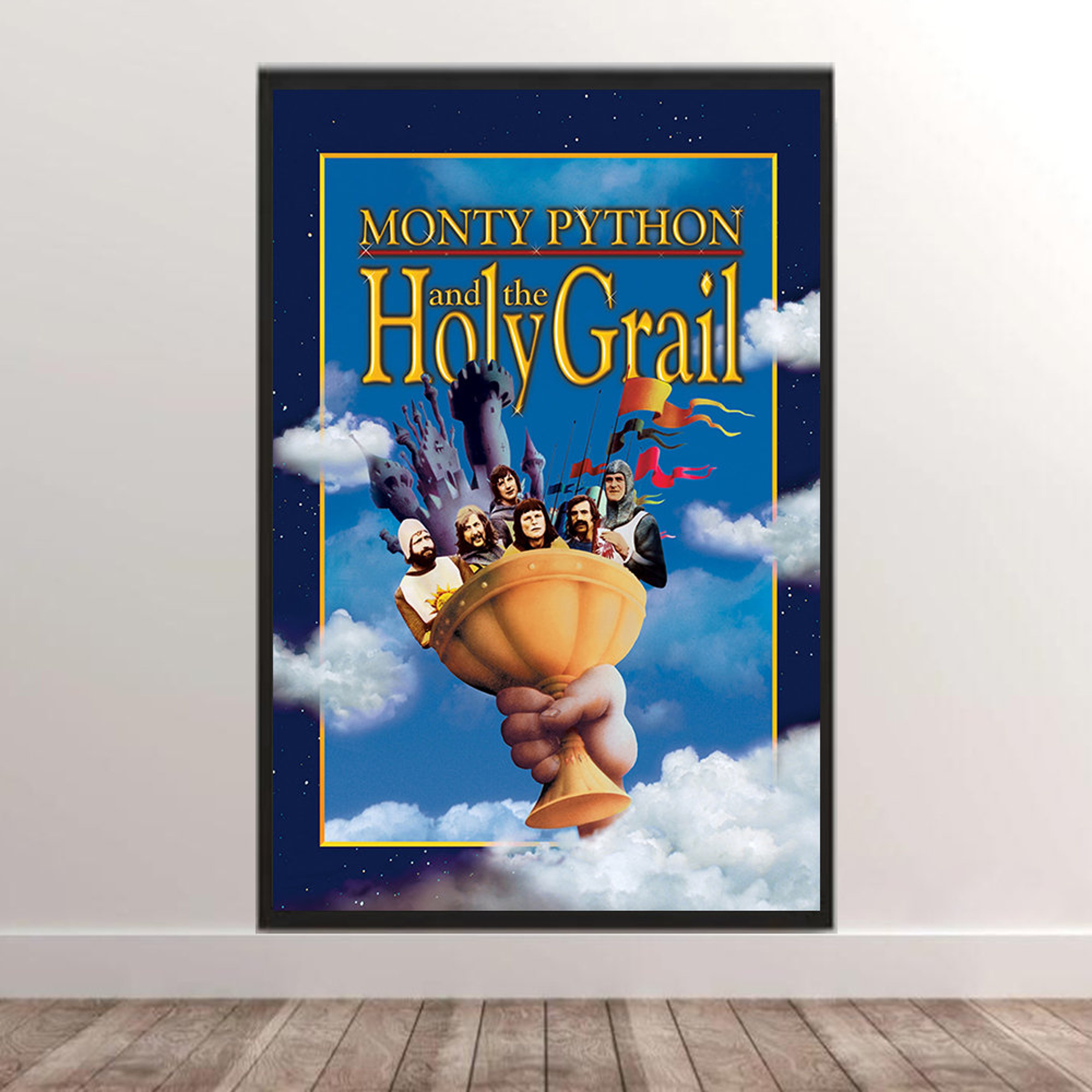 POSTER Monty Python And The Holy Grail Comedy Movie Poster Classic Film Poster Wall Art Decor ...