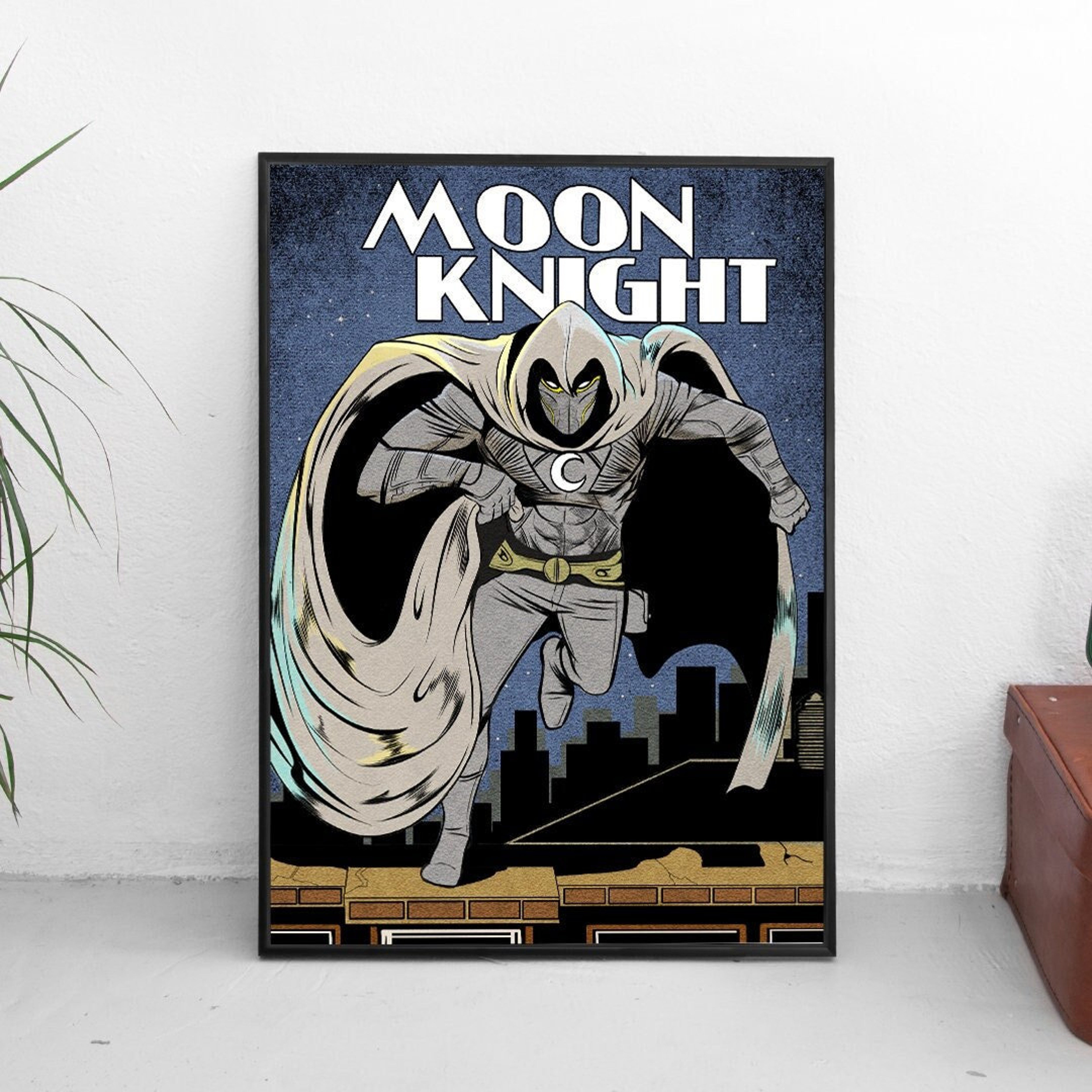 POSTER Moon Knight Poster, Moon Knight Print Marvel Print, Marvel ...