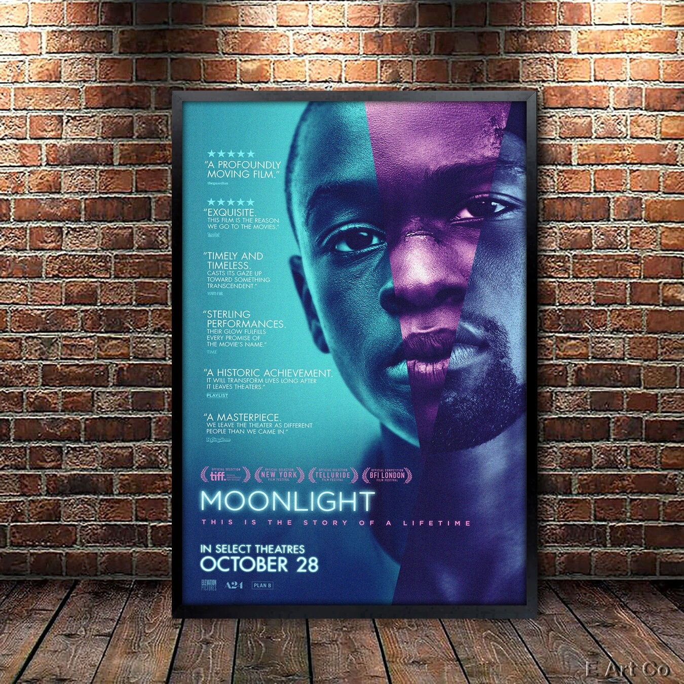 POSTER Moonlight Movie Poster -UNFRAMED - Walmart.com