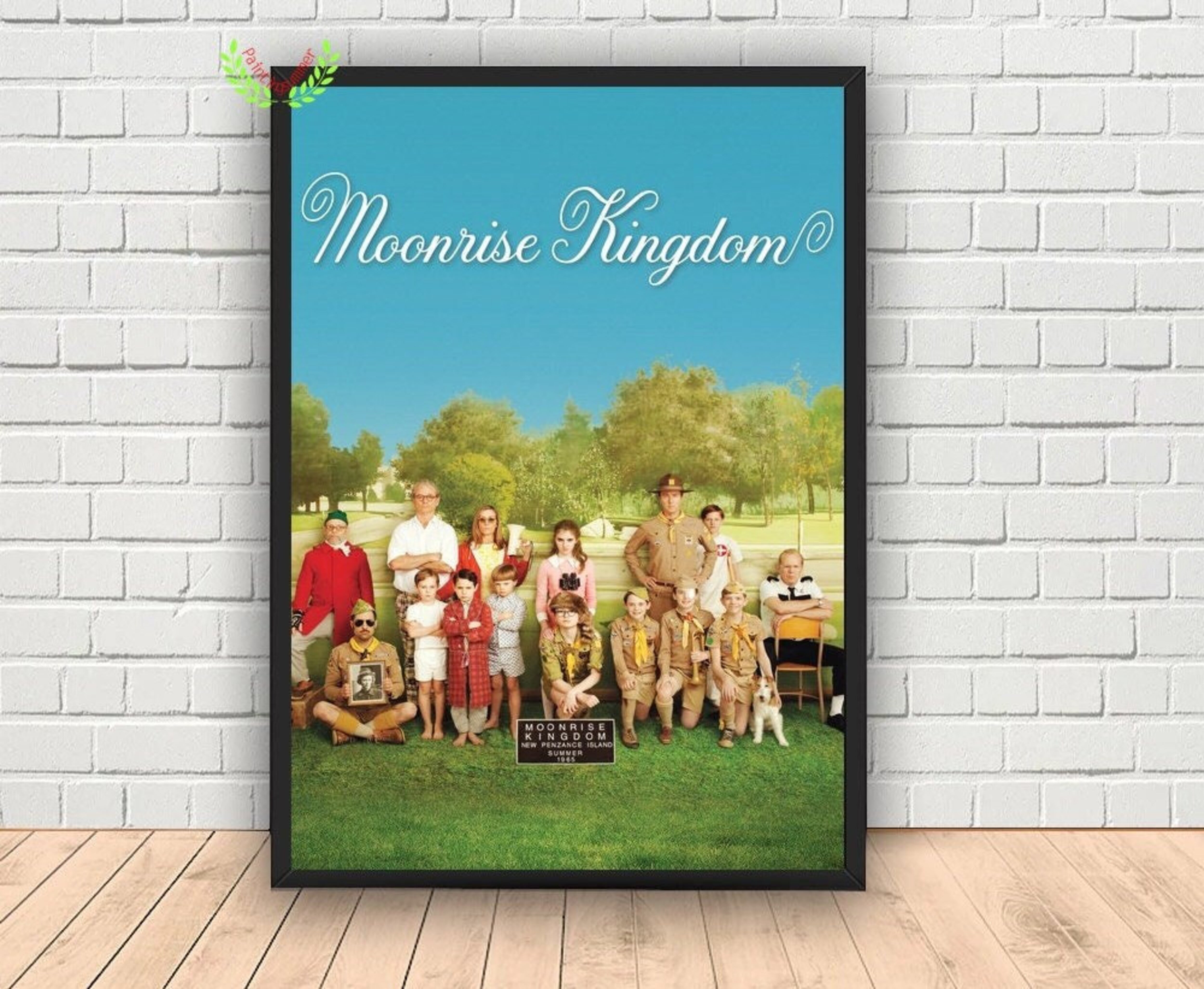 POSTER Moonrise Kingdom Movie Poster,Wall Art Decor,Art Print,Famaliy ...