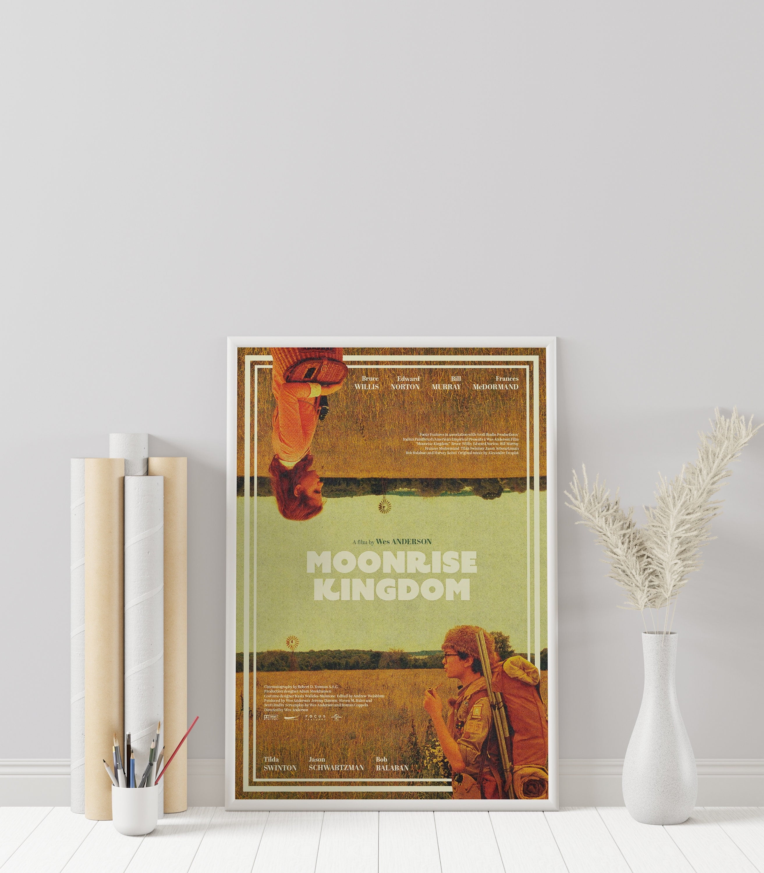 POSTER Moonrise Kingdom Poster - Wes Anderson - Minimalist Movie Poster ...