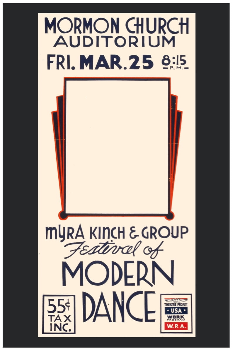 POSTER Mormon Church Theater POSTER.Home wall.Modern Dance.Deco Art.320 ...
