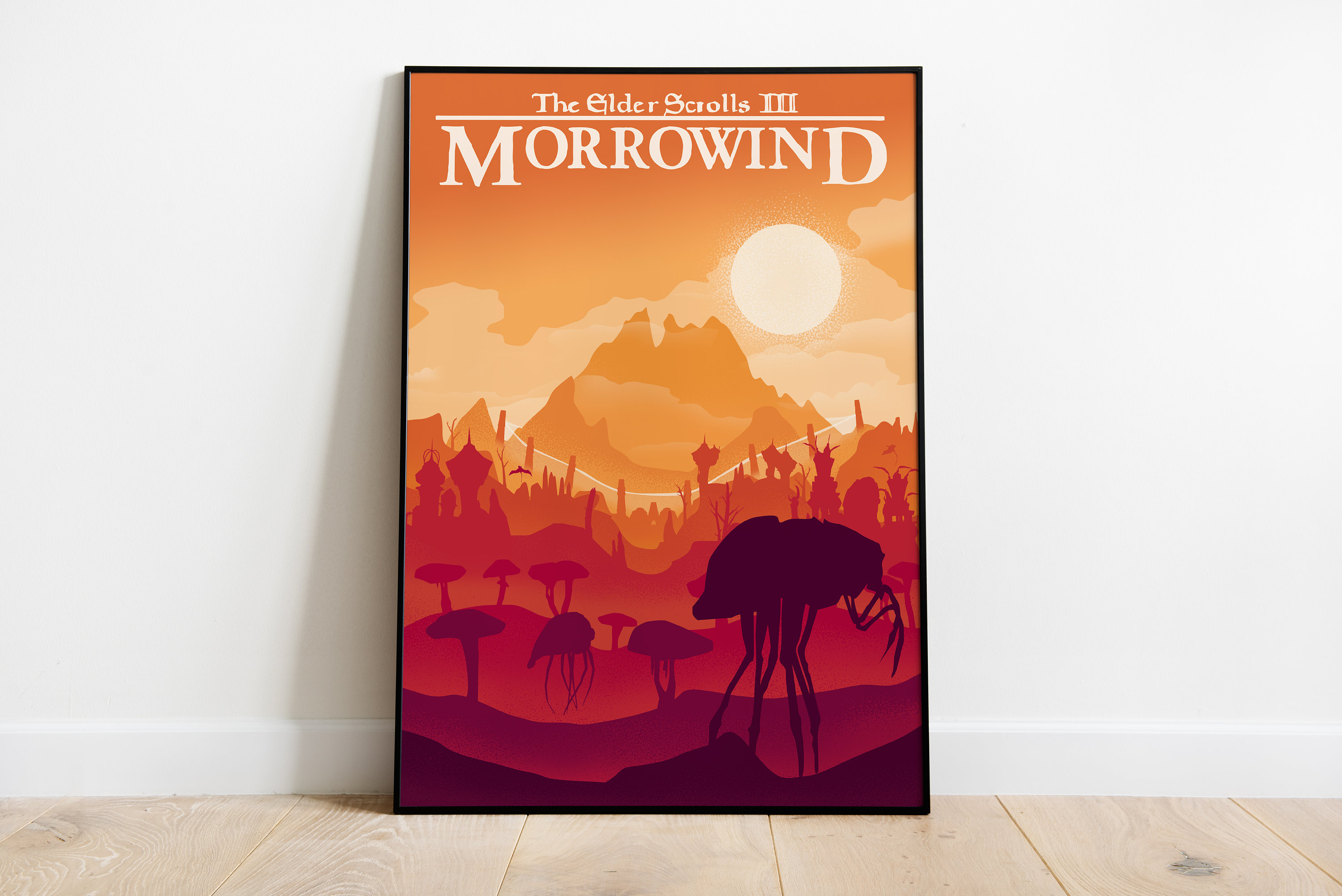 POSTER Morrowind Alternative Poster Print, Skyrim, The Elder Scrolls ...