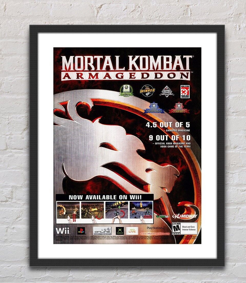 POSTER Mortal Kombat Armageddon PS2 XBOX Poster-8x12-UNFRAMED - Walmart.com