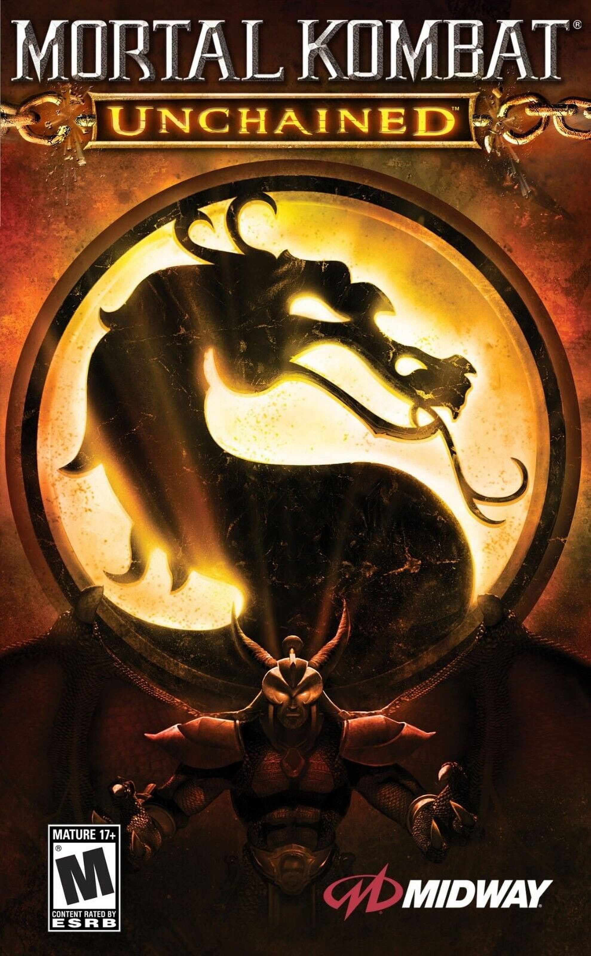 POSTER Mortal Kombat Unchained Sony PSP BOX ART Glossy POSTER Unframed ...