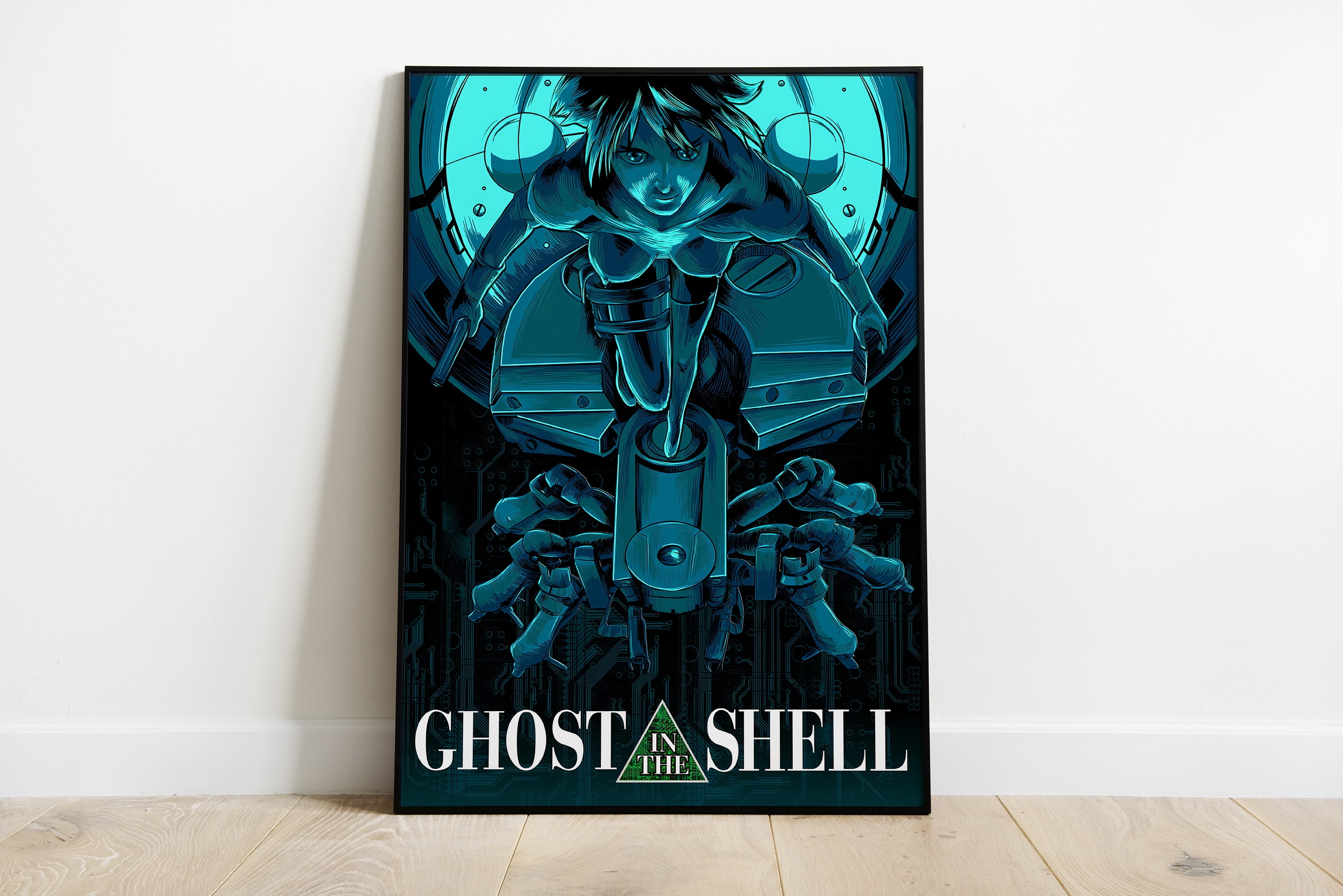 POSTER Motoko Kusanagi Illustration Ghost in the Shell Wall Art Ghost ...