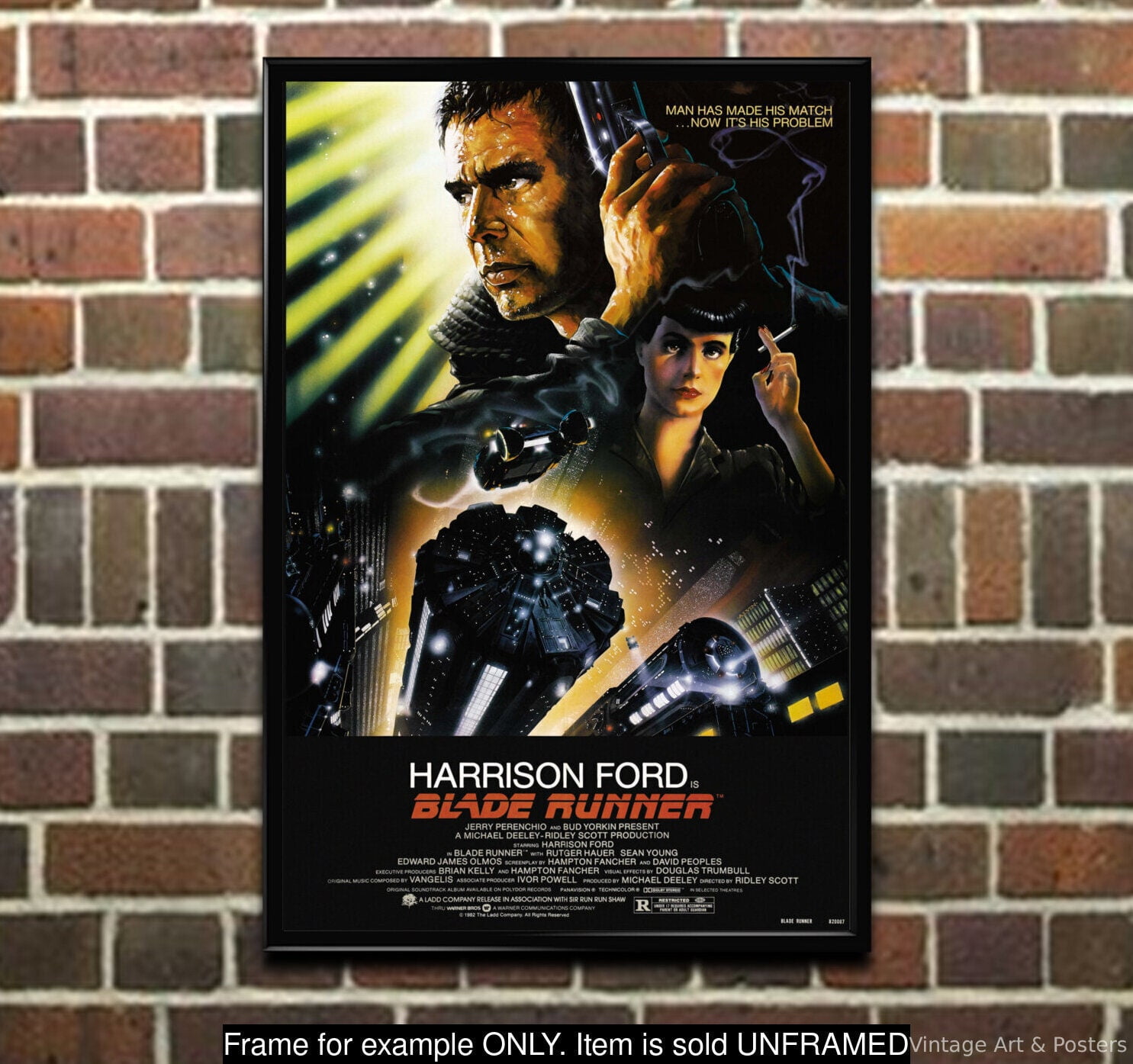 POSTER Movie Poster - Blade Runner - Harrison Ford Ridley Scott ...