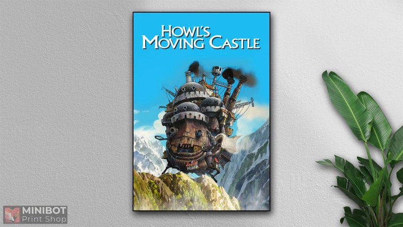 POSTER Moving Castle - Anime Poster Art-UNFRAMED - Walmart.com