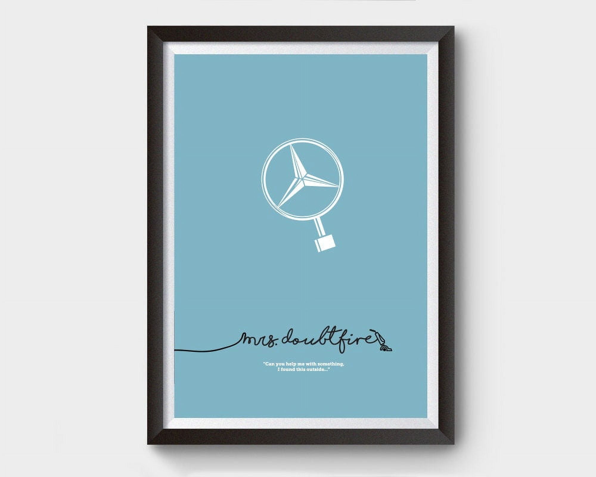 POSTER Mrs Doubtfire Movie Poster | Minimalist Movie Poster | Wall Art ...