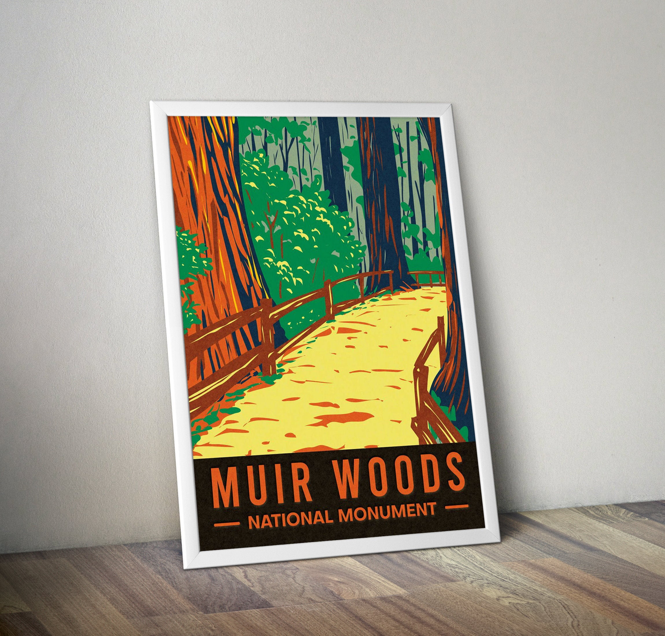 POSTER Muir Woods National Monument Poster National Park Prints ...