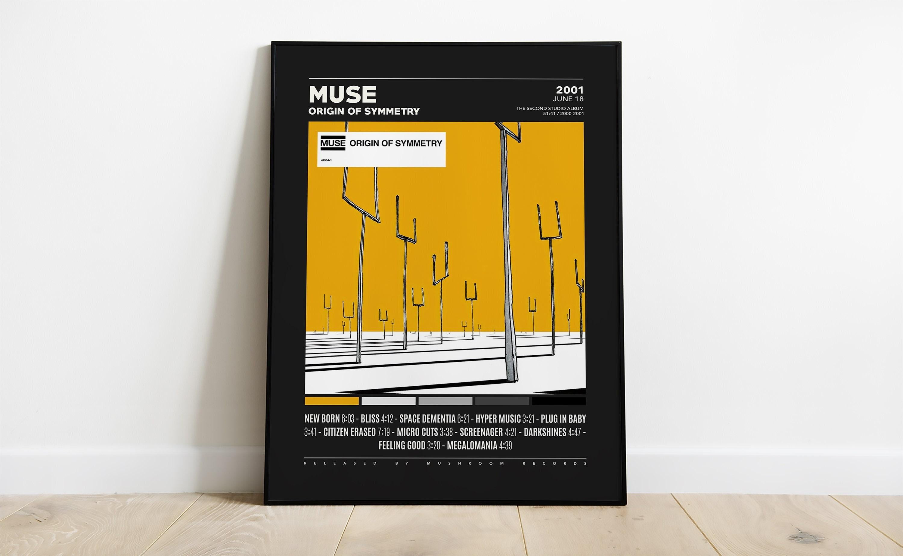 POSTER Muse Posters / Origin of Symmetry Poster / Muse, Album Cover ...