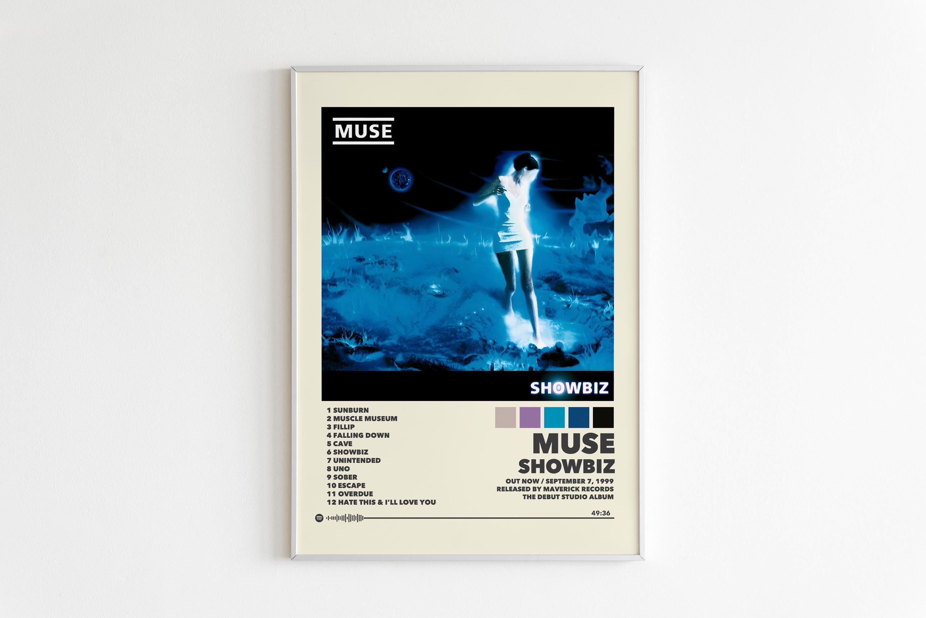 POSTER Muse Posters / Showbiz Poster / Muse, Album Cover Poster, Poster ...
