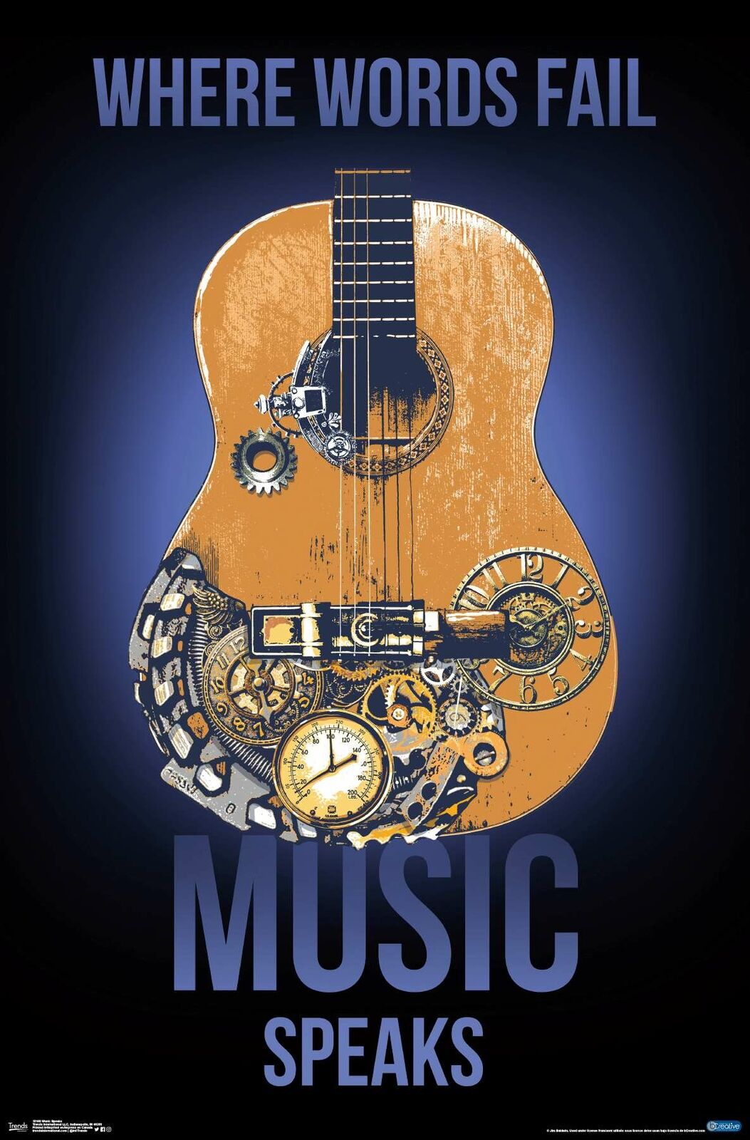 POSTER Music Speaks Poster-24x36-UNFRAMED - Walmart.com