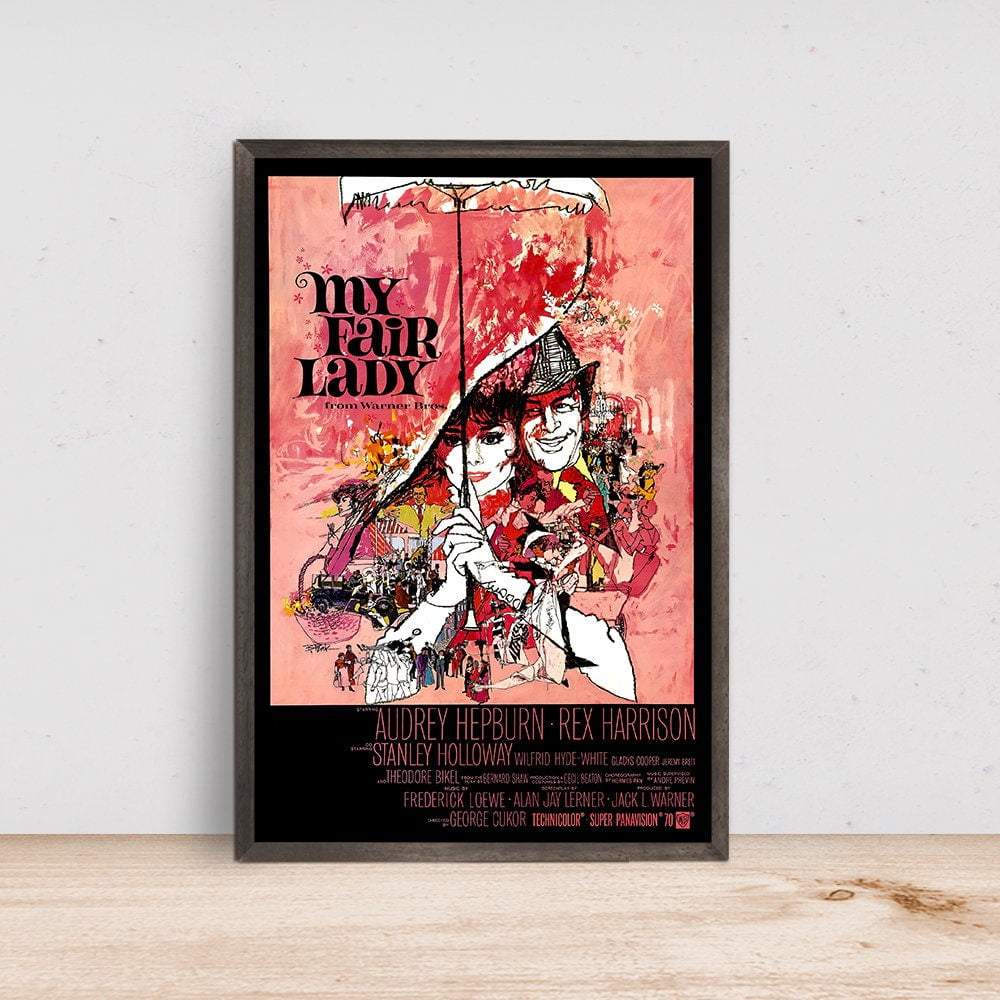 POSTER My Fair Lady Movie Poster, Home Decor, Art Poster for Gift ...