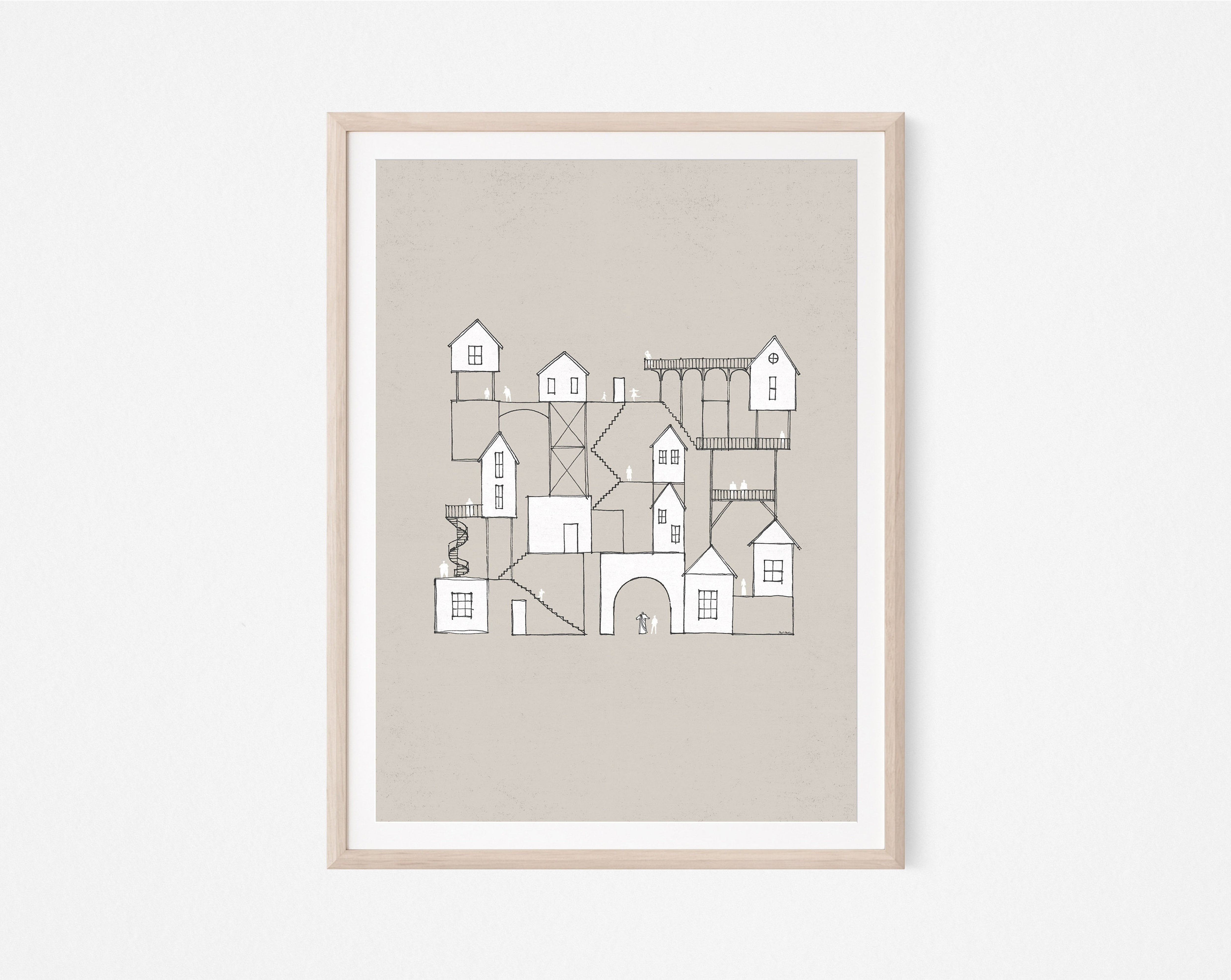 POSTER My Father's House, PRINT!, Many Rooms, Dwellings, Heaven ...