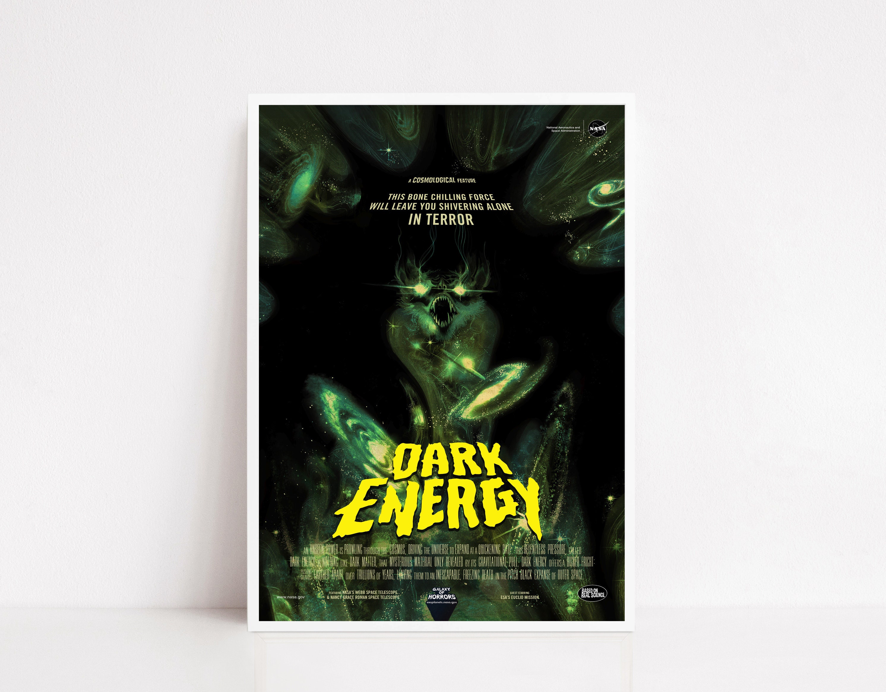 POSTER NASA dark energy poster / Nasa poster / Nasa print / Nasa space ...