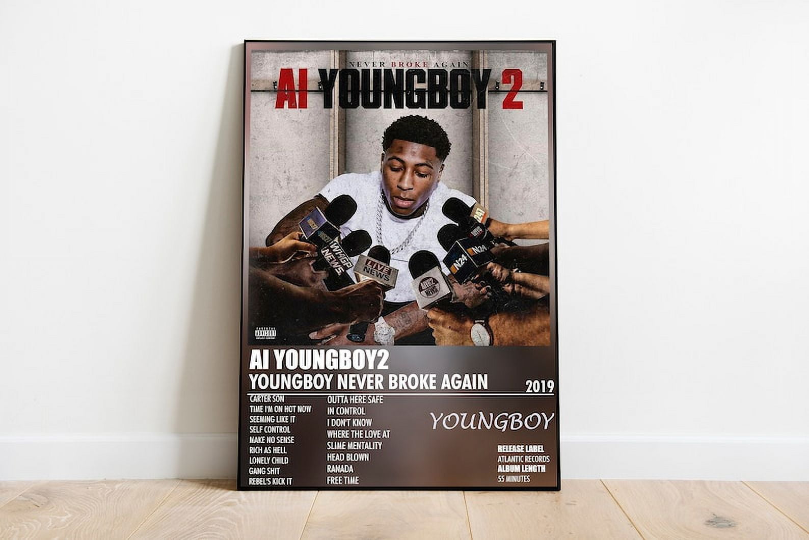 POSTER NBA YoungBoy Poster, YoungBoy Never Broke Again Poster, AI ...
