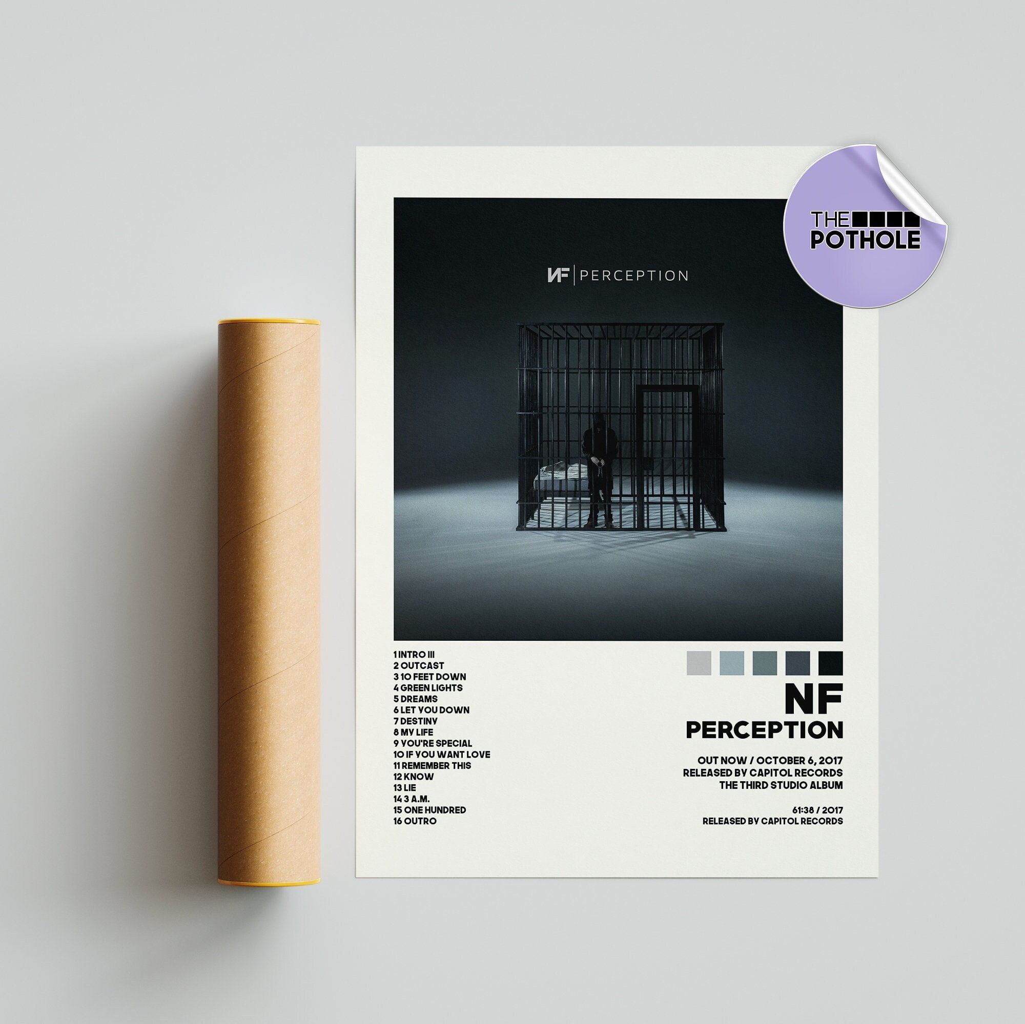 POSTER NF Posters, Perception Poster, NF, Perception, Album Cover ...