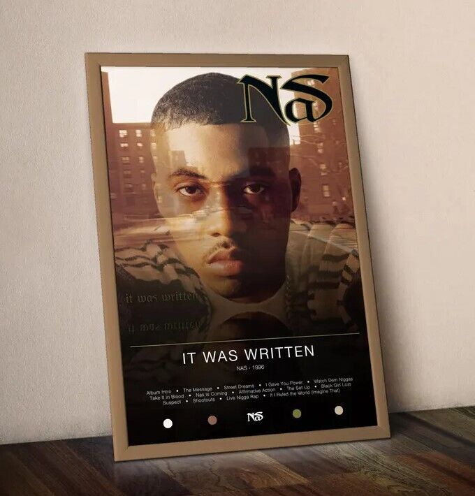 POSTER Nas Poster | It Was Written Poster | Album Poster Prints | Wall ...