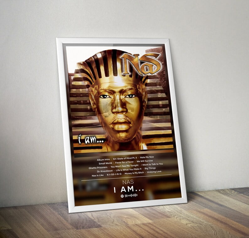 POSTER Nas Poster Print | I Am... Poster | Album Poster Prints | s ...