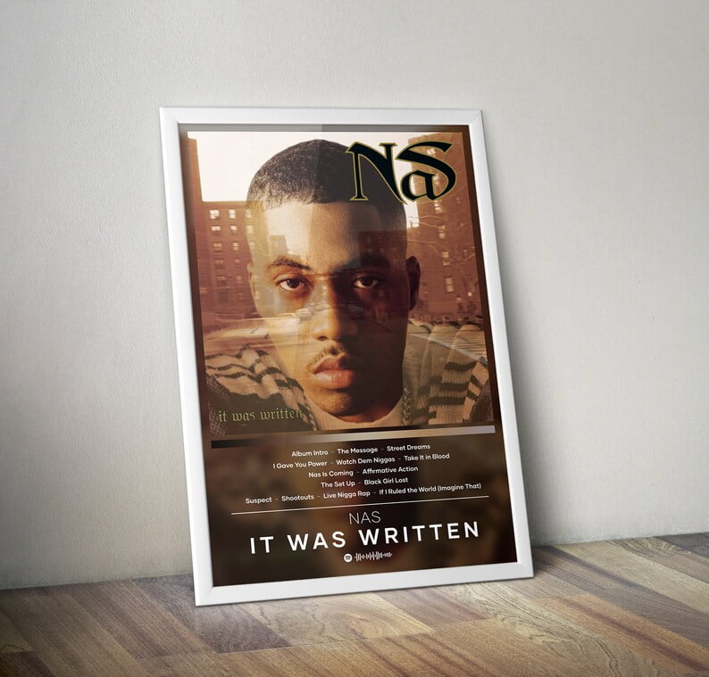 POSTER Nas Poster Print | It Was Written Poster | Album Poster Prints ...