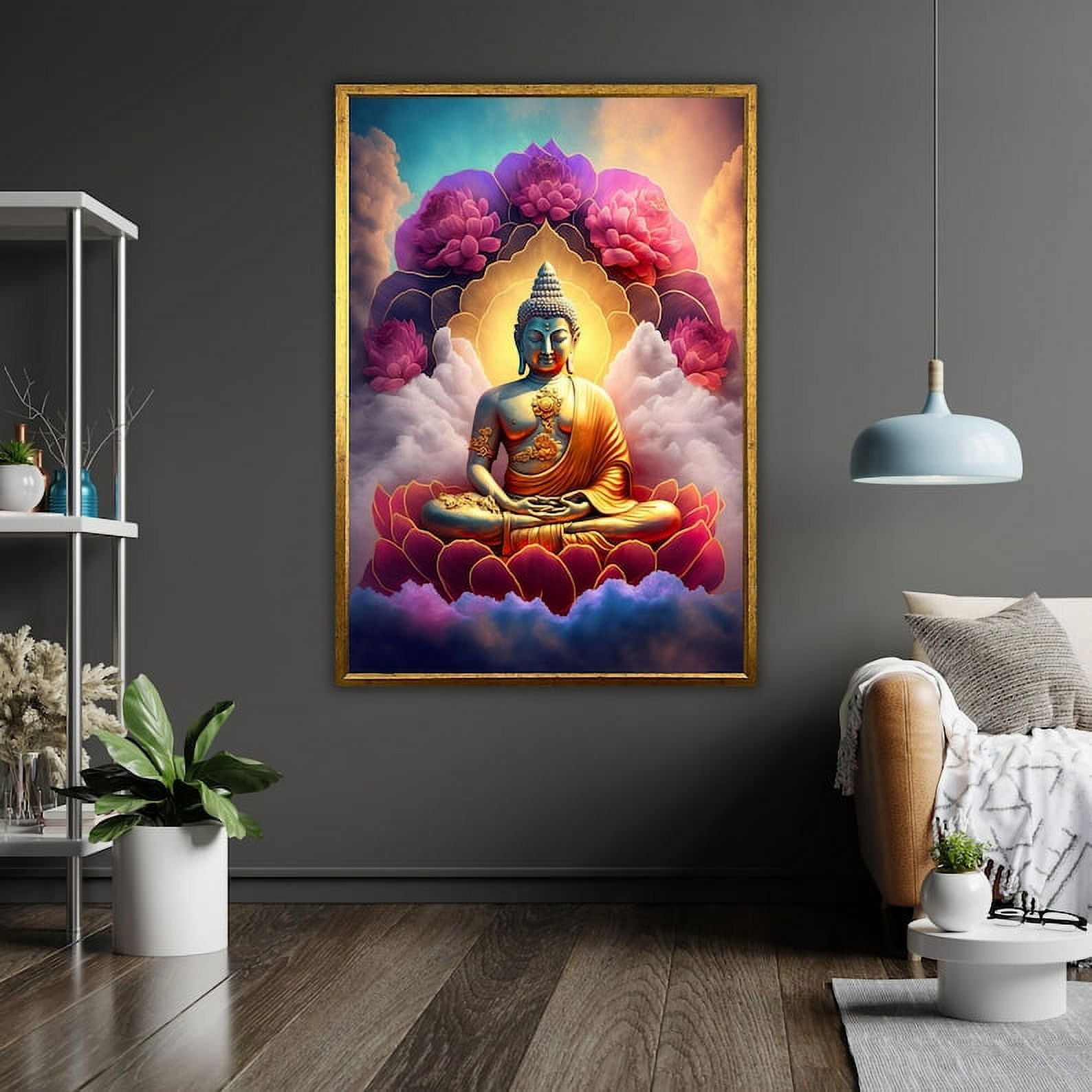 POSTER Nature Buddha Poster, Wall Art, Spiritual Home Decor, Zen ...