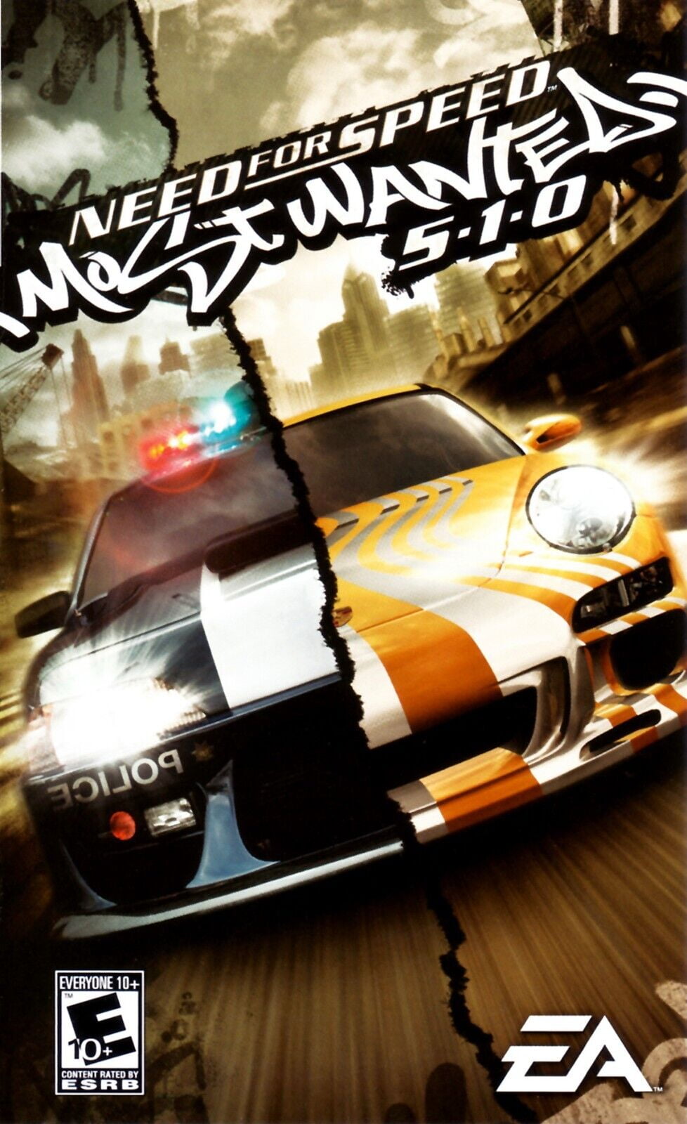 POSTER Need For Speed Most Wanted 510 Sony PSP BOX ART Glossy POSTER ...