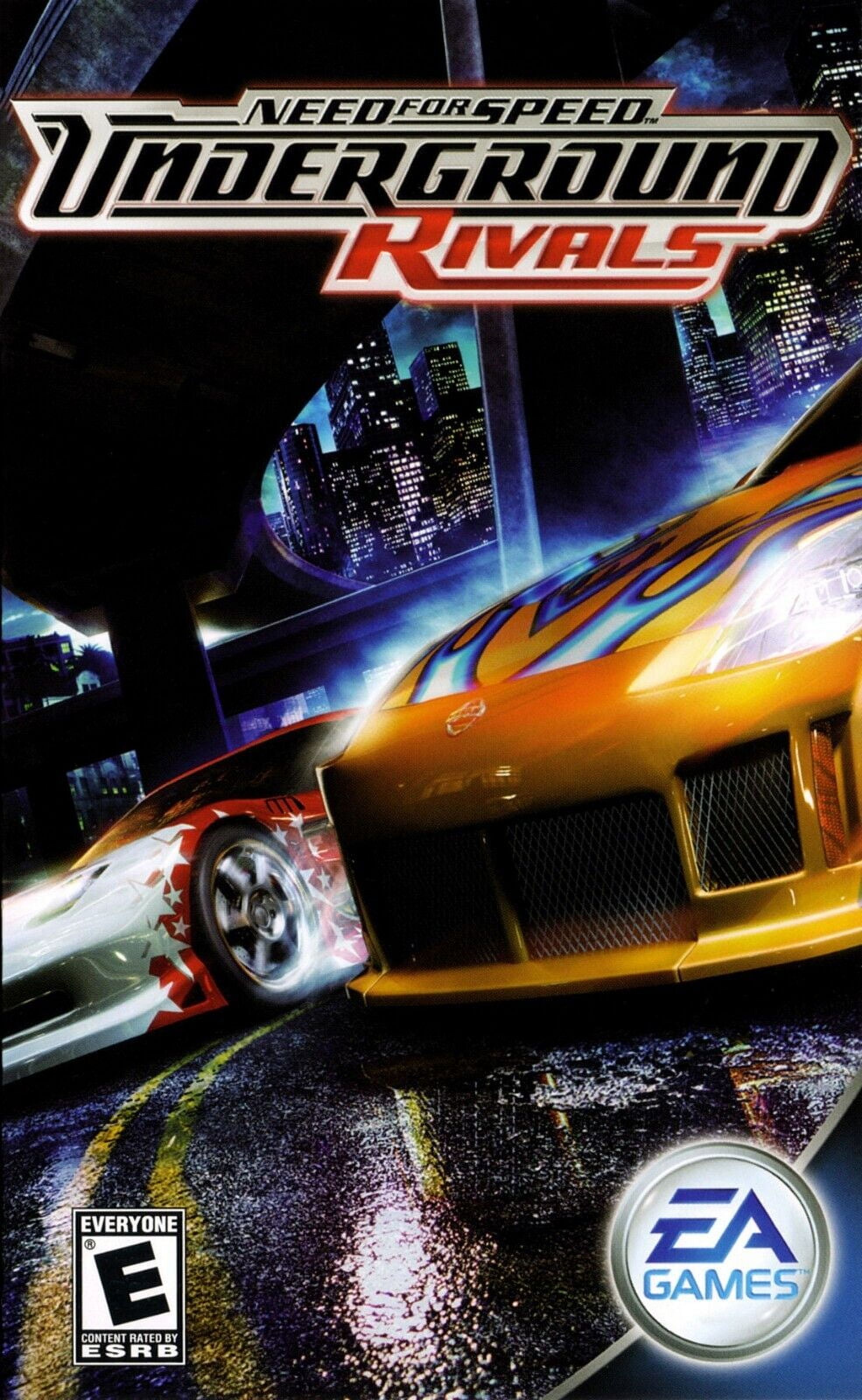 POSTER Need For Speed Underground Rivals Sony PSP BOX ART Glossy POSTER ...