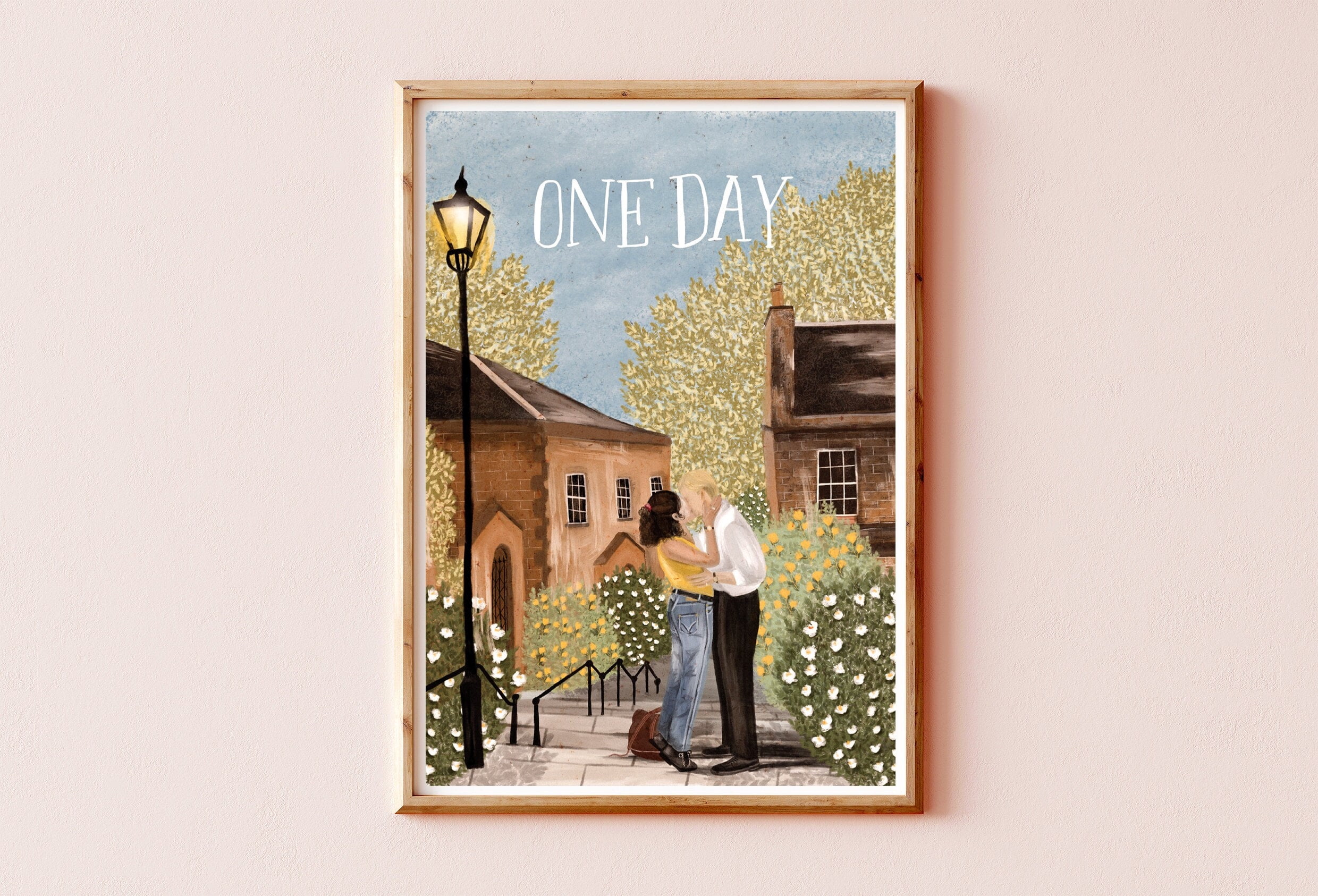 POSTER Netflix One Day Print, Romantic TV Series One Day Print, Couple ...