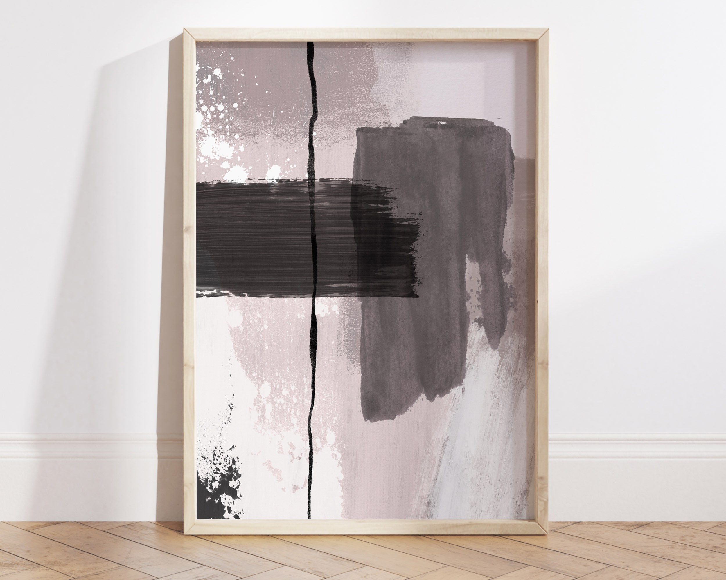 POSTER Neutral Abstract Art Printable Wall Art Abstract Painting in ...