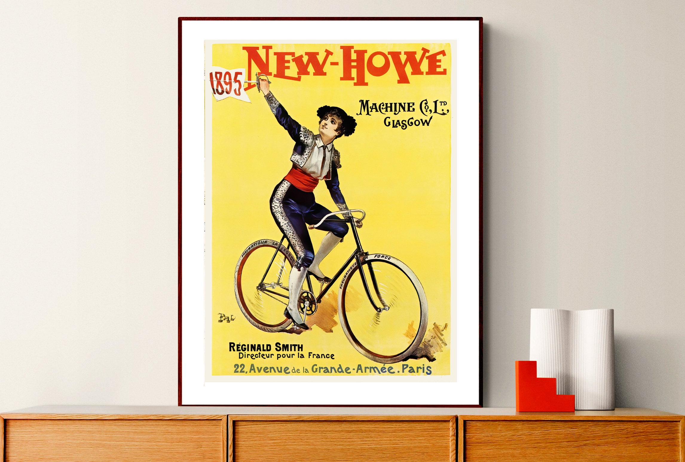 POSTER New Howe Vintage Bicycles, Tricycles Poster - Retro Bicycle ...