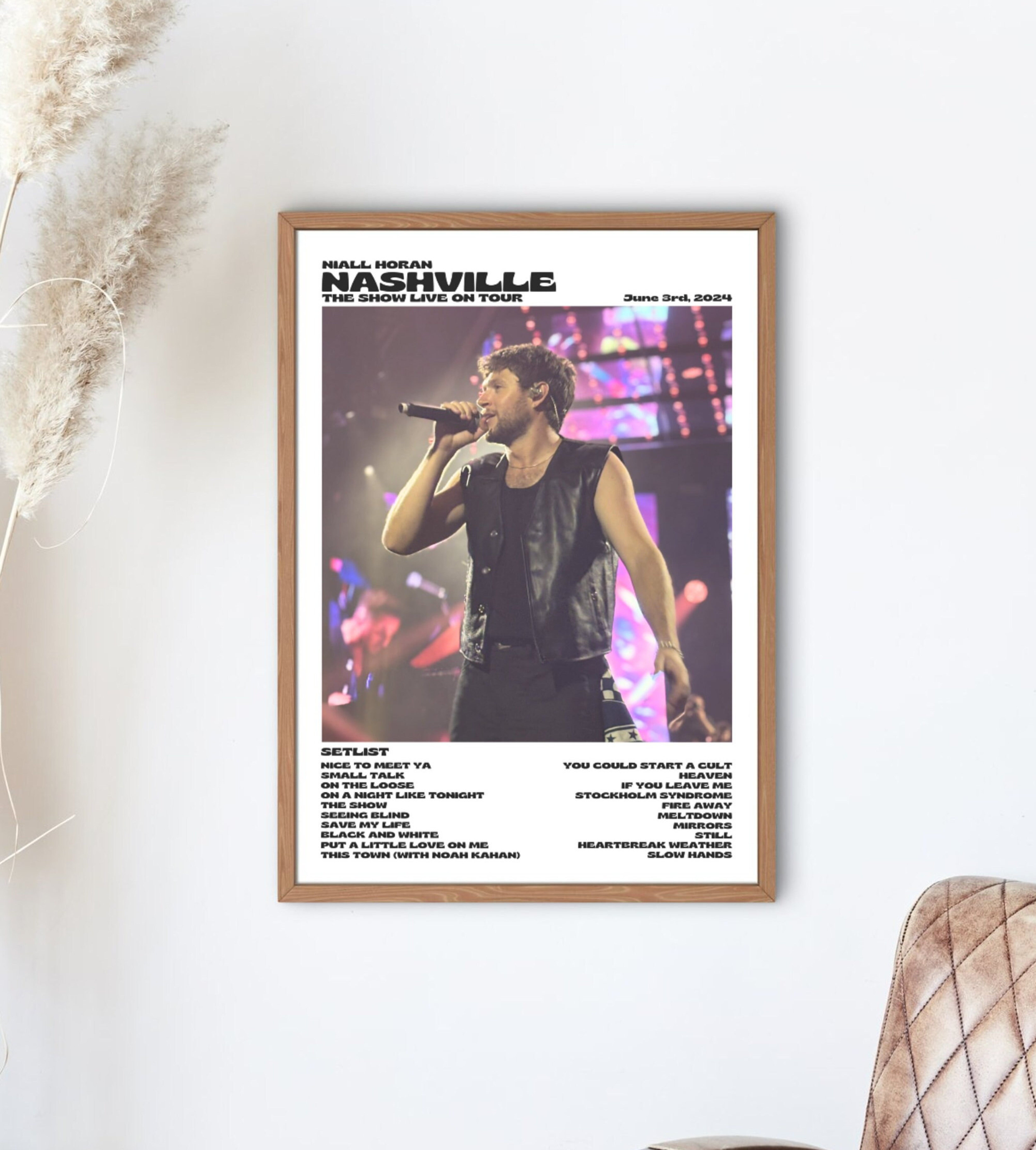 POSTER Niall Horan, The Show Live On Tour Nashville, June 3rd 2024 ...