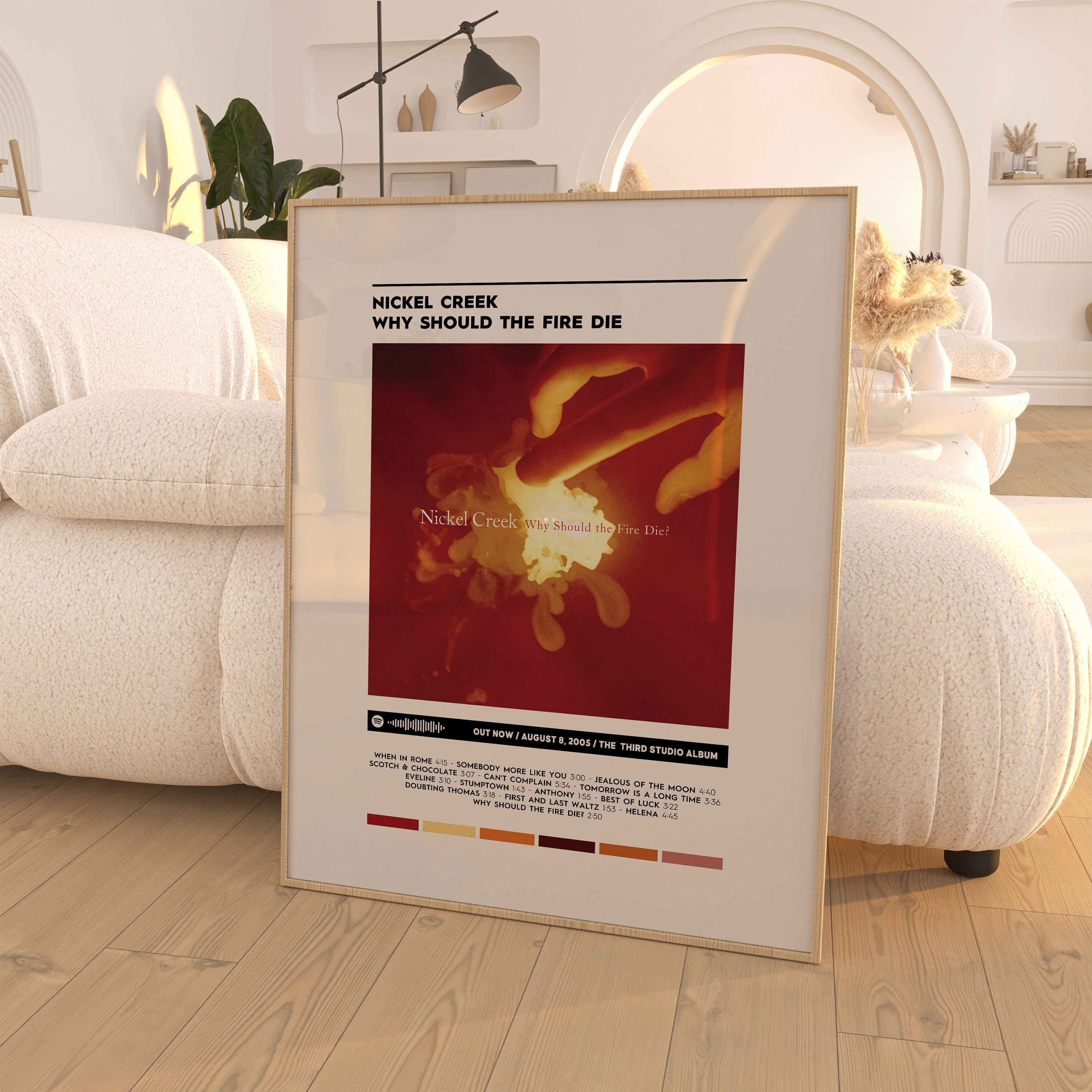 POSTER Nickel Creek - Why Should the Fire Die? Album Poster / Album ...