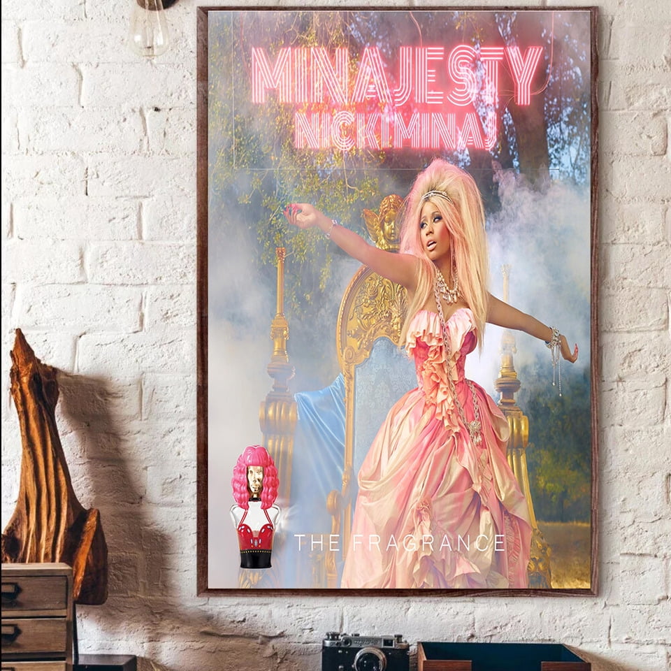 POSTER Nicki Minaj Minajesty Poster Department Store Perfume Counter ...