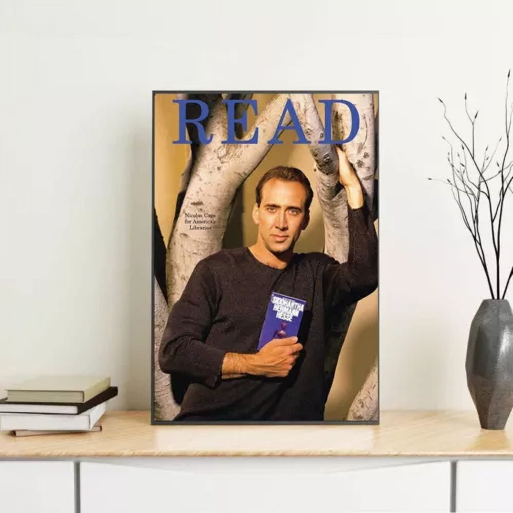 POSTER Nicolas Cage American Libraries collaboration READ Film ...