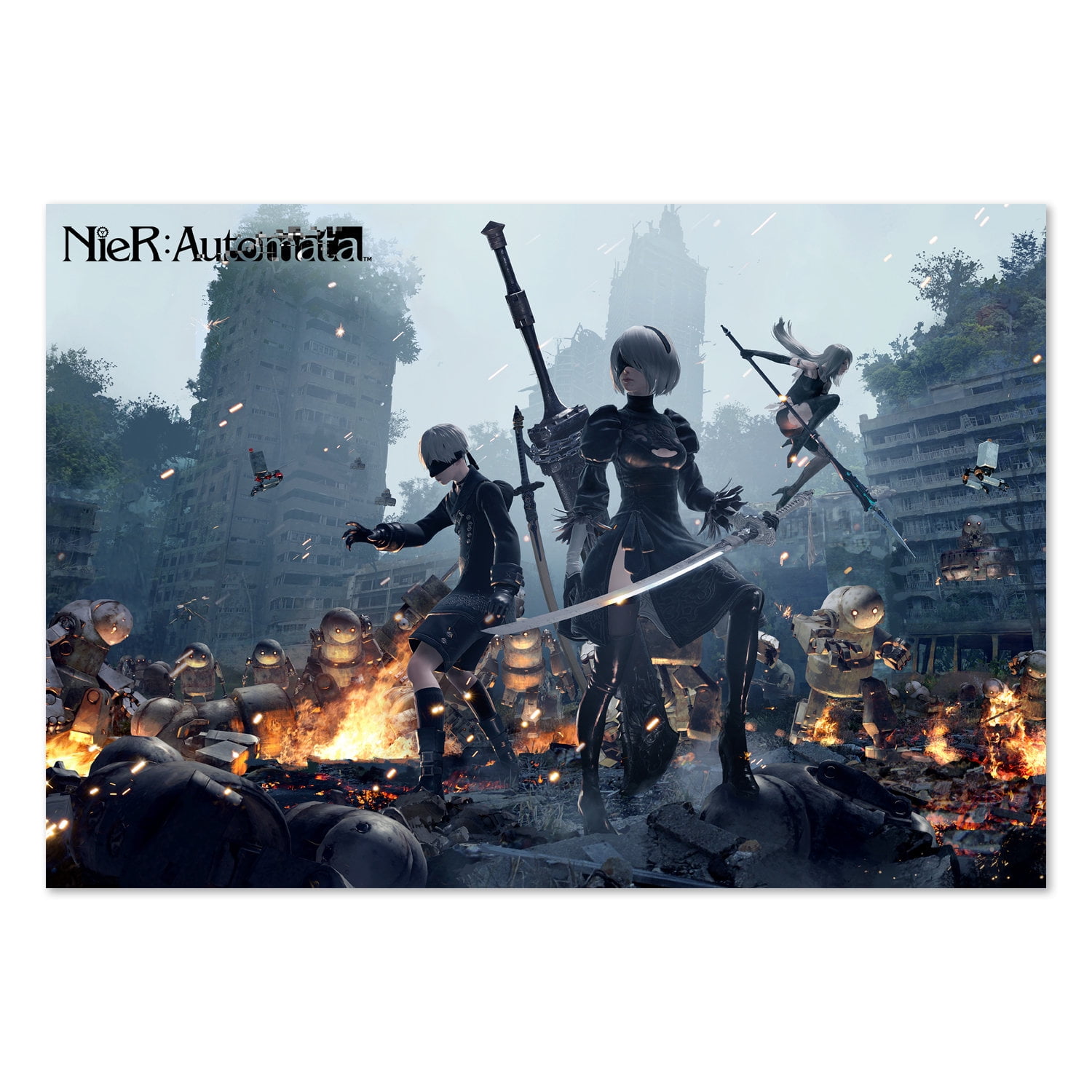 POSTER NieR Automata Poster | Official Key Art 02 | High Quality Prints ...