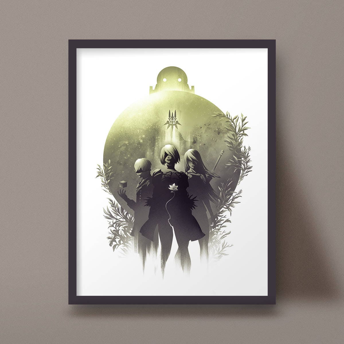 POSTER Nier Automata Art Print 2B 9S A2 Yorha Poster-UNFRAMED - Walmart.com