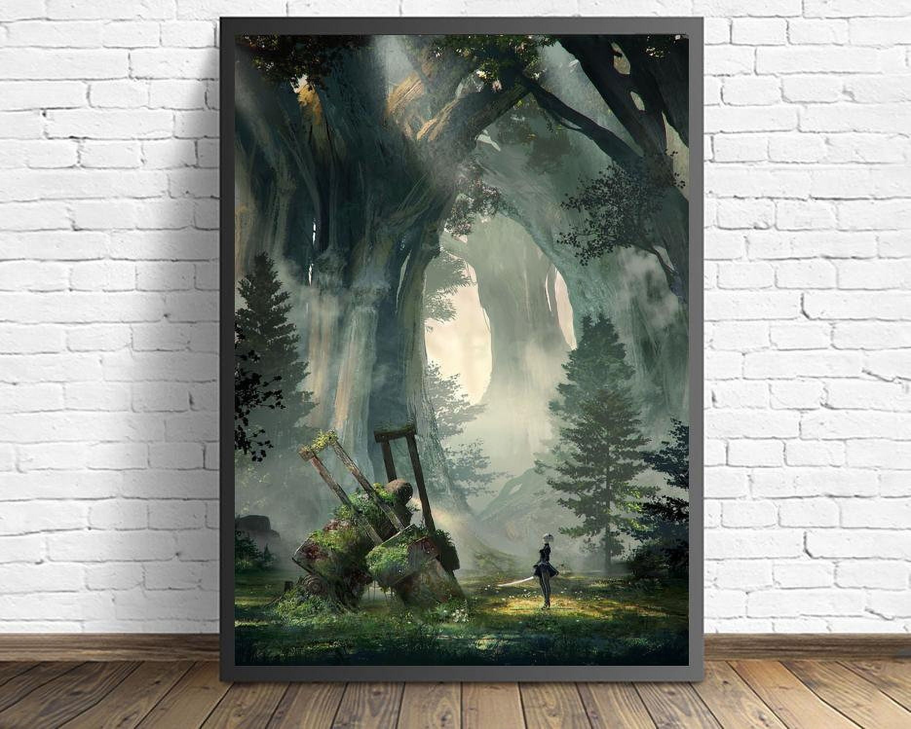 POSTER Nier Automata Game Poster Wall art Painting Living Room Home ...