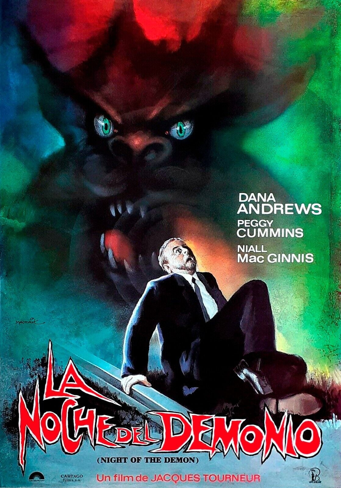 POSTER Night Of The Demon movie poster (b) - - aka Curse Of The Demon ...