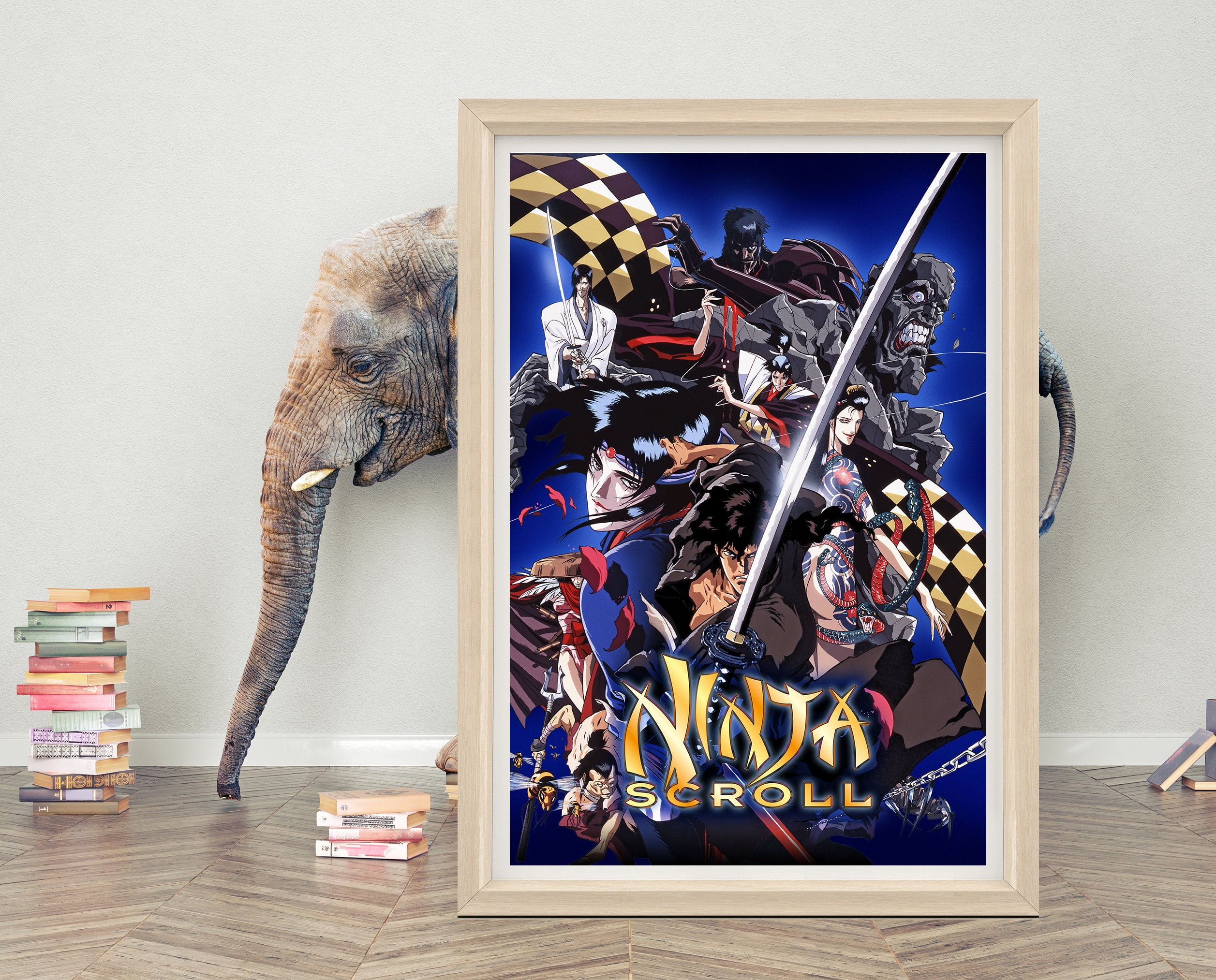 POSTER Ninja Scroll (1993) Movie Poster Wall Art | 2023 Minimalist Movie Poster | High Quality ...