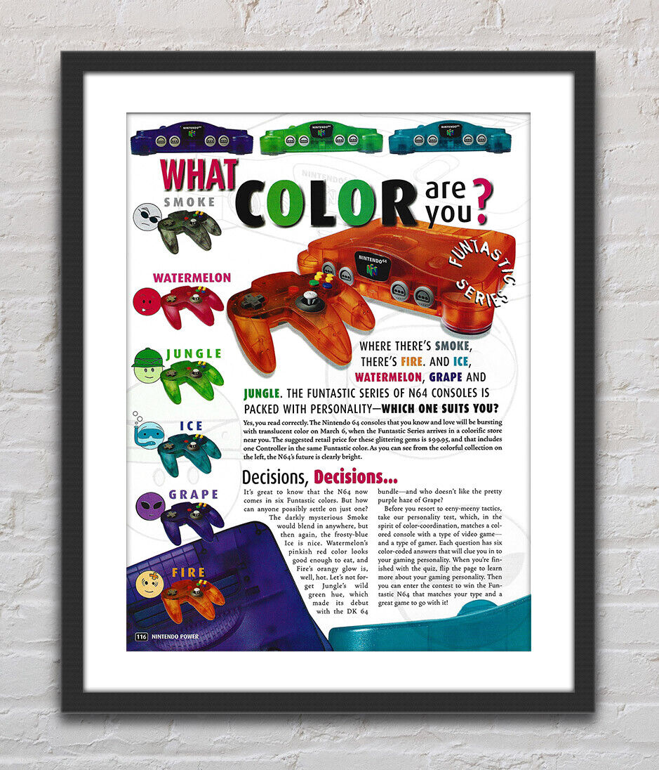POSTER Nintendo 64 Console System Poster-24x36-UNFRAMED - Walmart.com