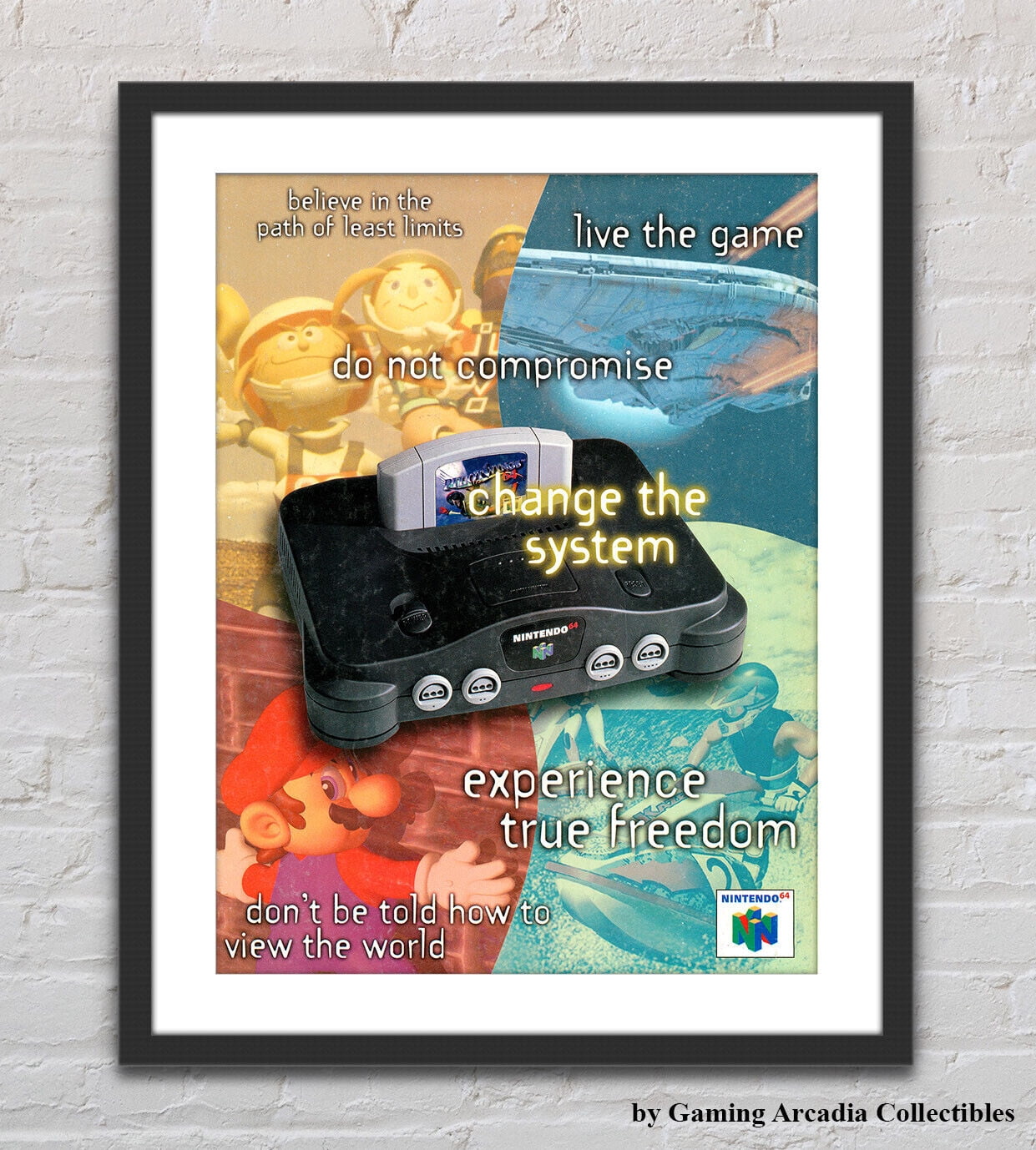 POSTER Nintendo 64 N64 Console System Poster-8x12-UNFRAMED - Walmart.com