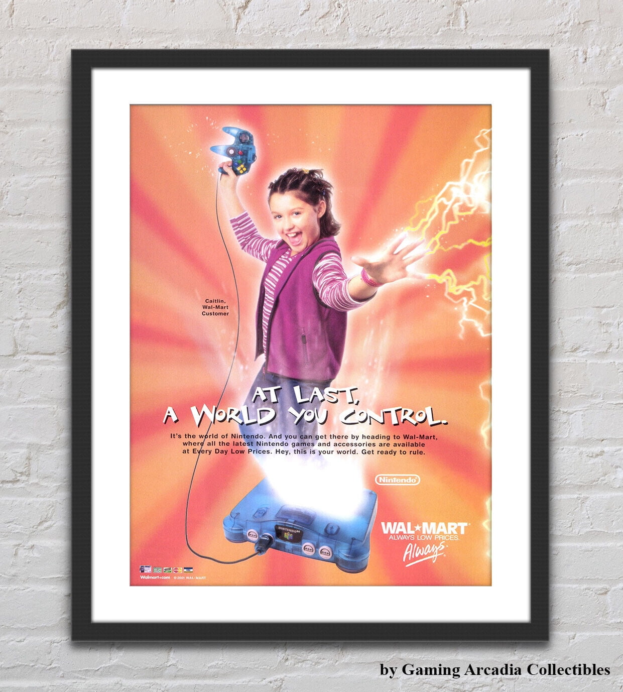 POSTER Nintendo 64 N64 Console System WalMart Poster-12x18-UNFRAMED ...
