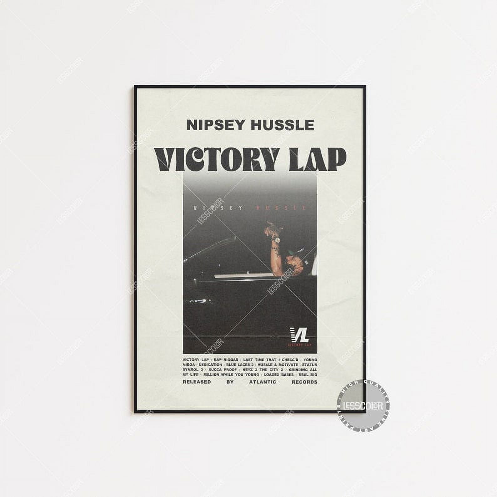 POSTER Nipsey Hussle Poster | Victory Lap Poster | Nipsey Hussle, Victory Lap, Tracklist Album ...