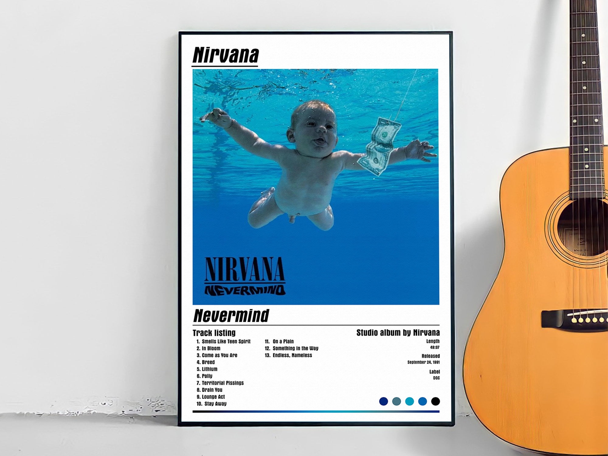 POSTER Nirvana - Nevermind | Album Cover Poster-UNFRAMED - Walmart.com